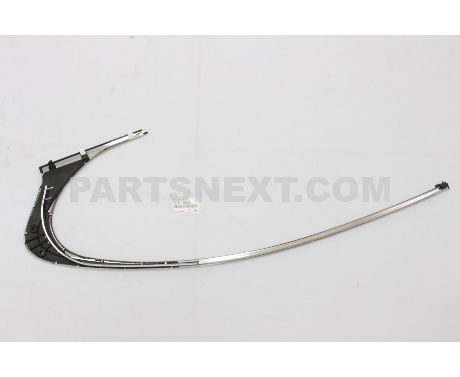 Toyota :: 75707-30130 MOULDING SUB-ASSY, REAR DOOR WINDOW FRAME, RH