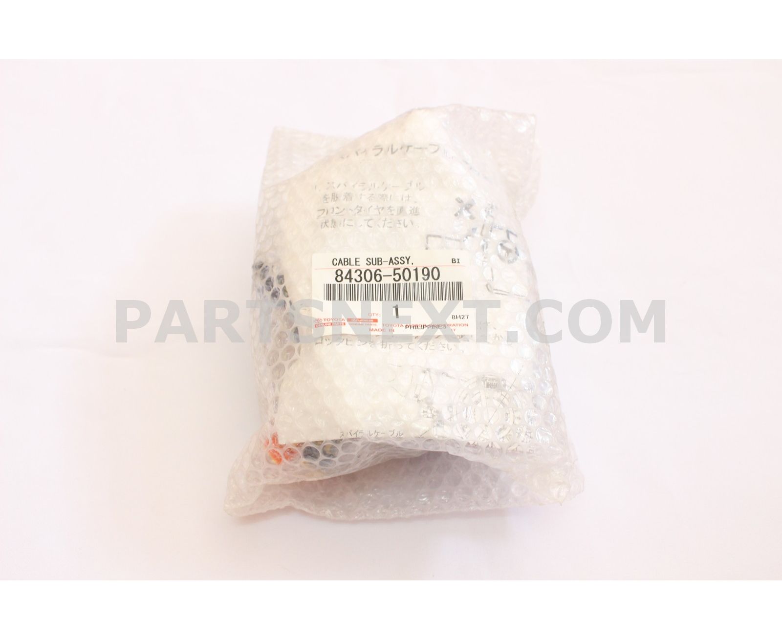 Toyota :: 84306-50190 CABLE SUB-ASSY, SPIRAL