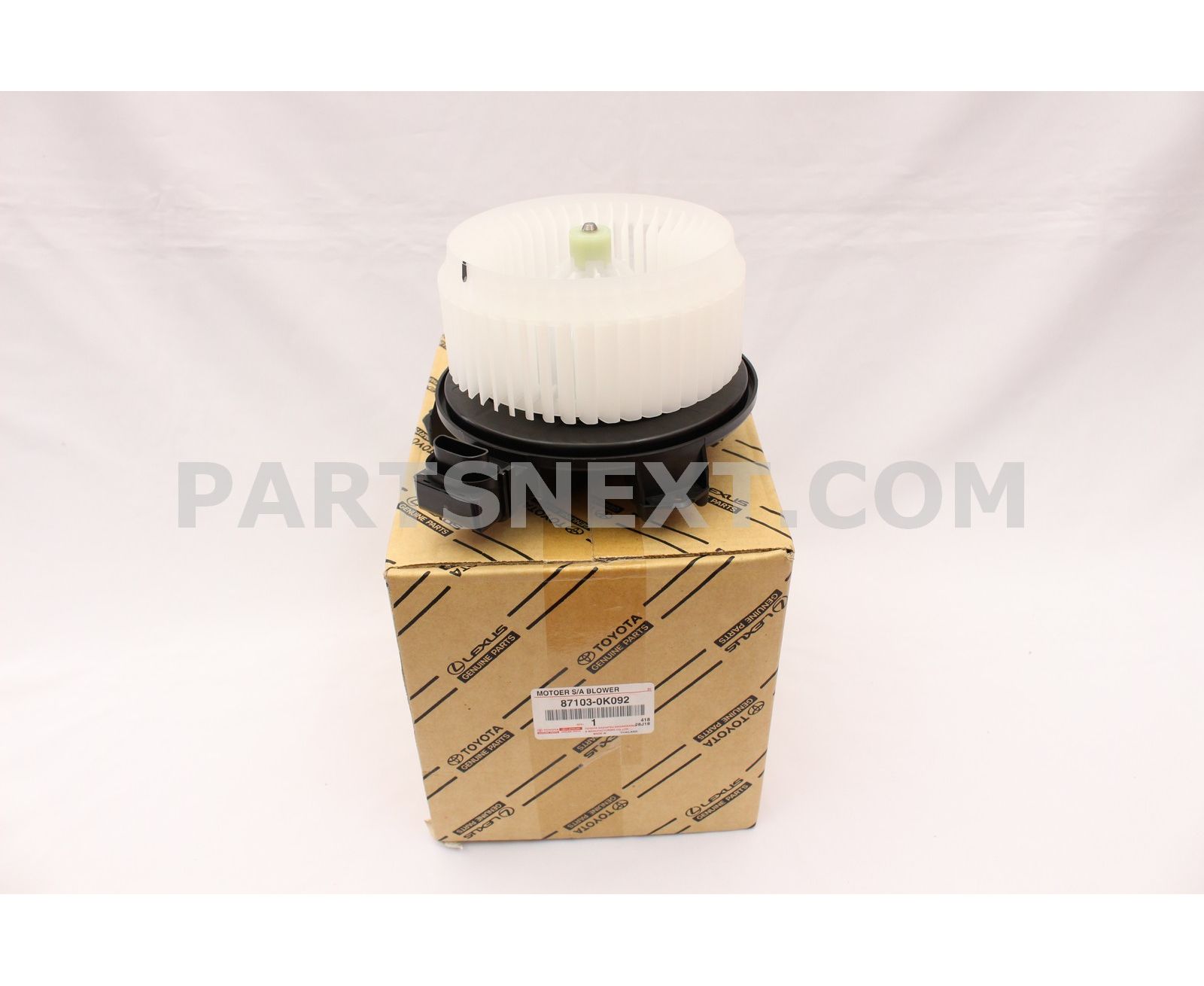 Toyota :: 87103-0K092 MOTOR SUB-ASSY, BLOWER W/FAN
