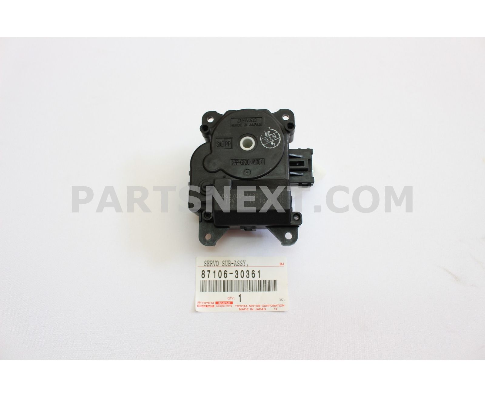 Toyota :: 87106-30361 SERVO SUB-ASSY, DAMPER(FOR MODE)