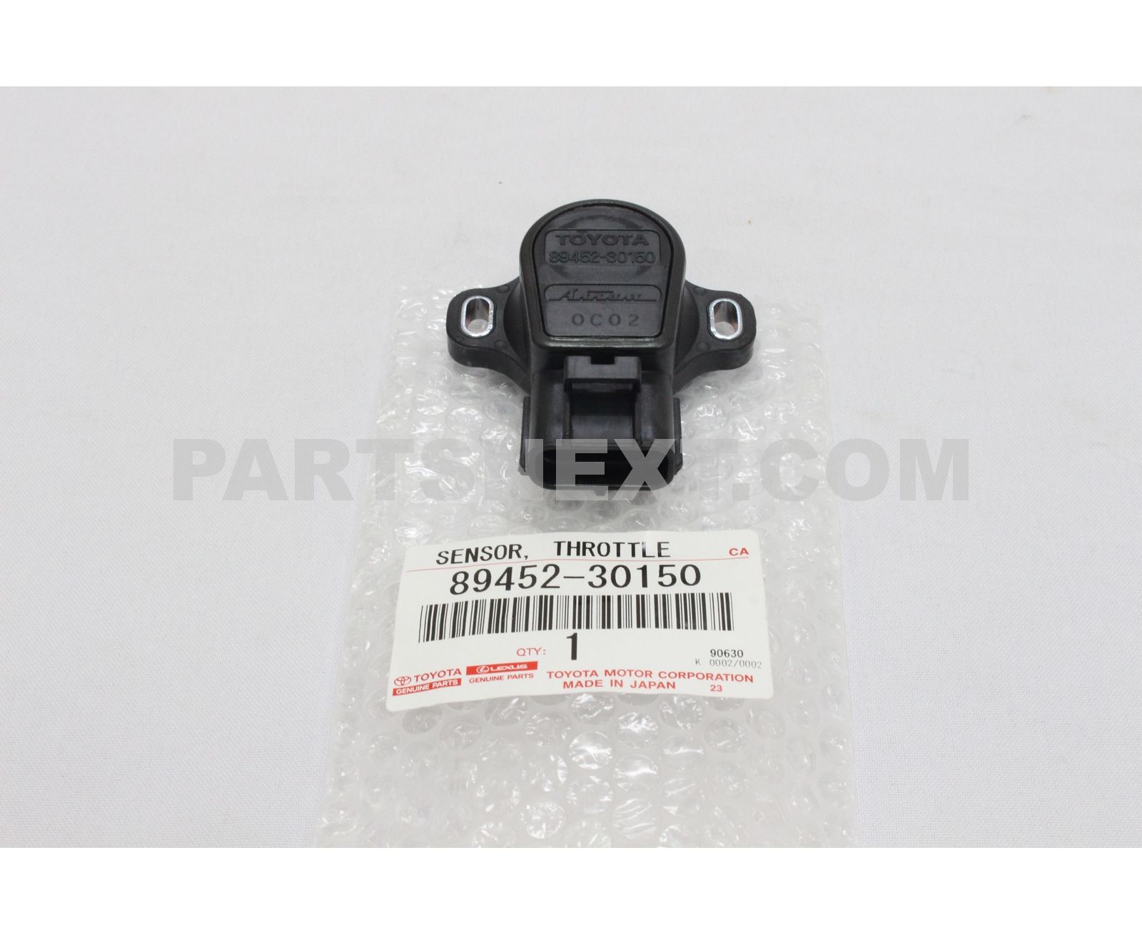 Toyota :: 89452-30150 SENSOR, THROTTLE POSITION (FOR E.F.I.)
