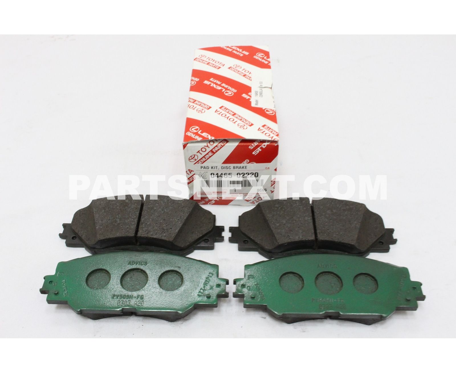 Toyota :: 04465-02220 PAD KIT, DISC BRAKE, FRONT