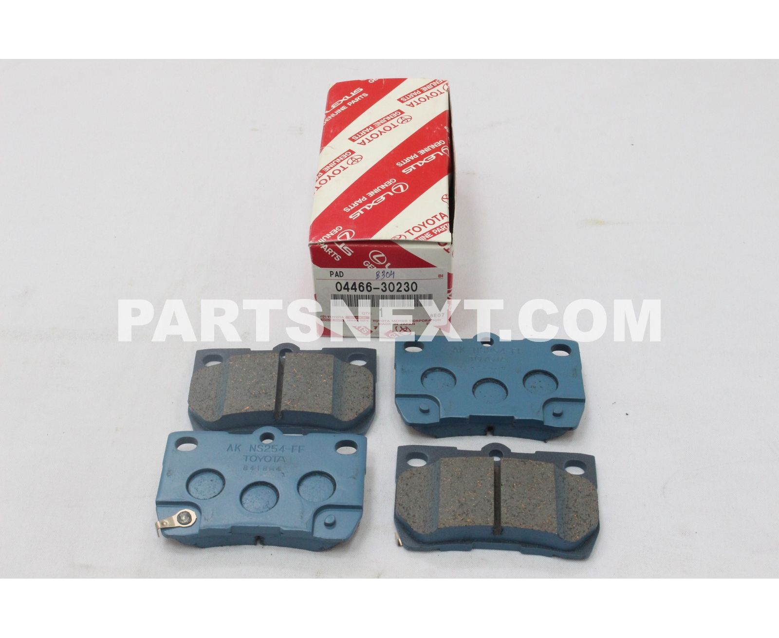 Toyota :: 04466-30230 PAD KIT, DISC BRAKE, REAR