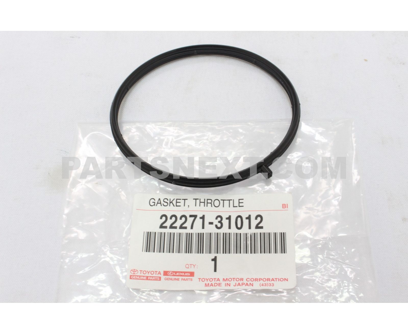 Toyota :: 22271-31012 GASKET, THROTTLE BODY