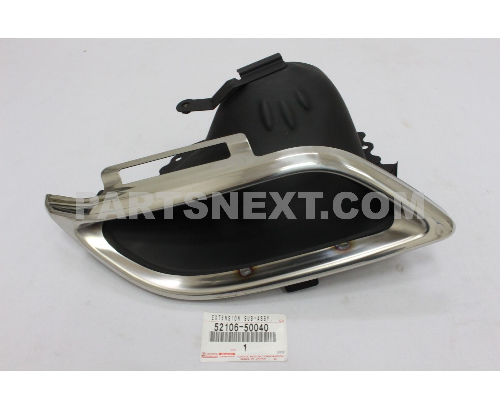 Toyota :: 52106-50040 EXTENSION, REAR BUMPER, RH