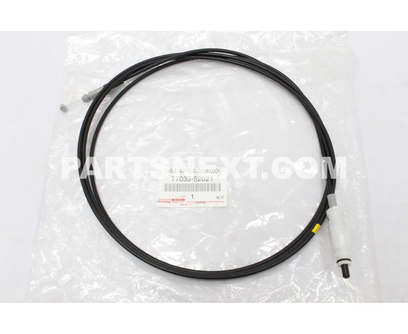 Toyota :: 77035-52021 CABLE SUB-ASSY, FUEL LID LOCK CONTROL