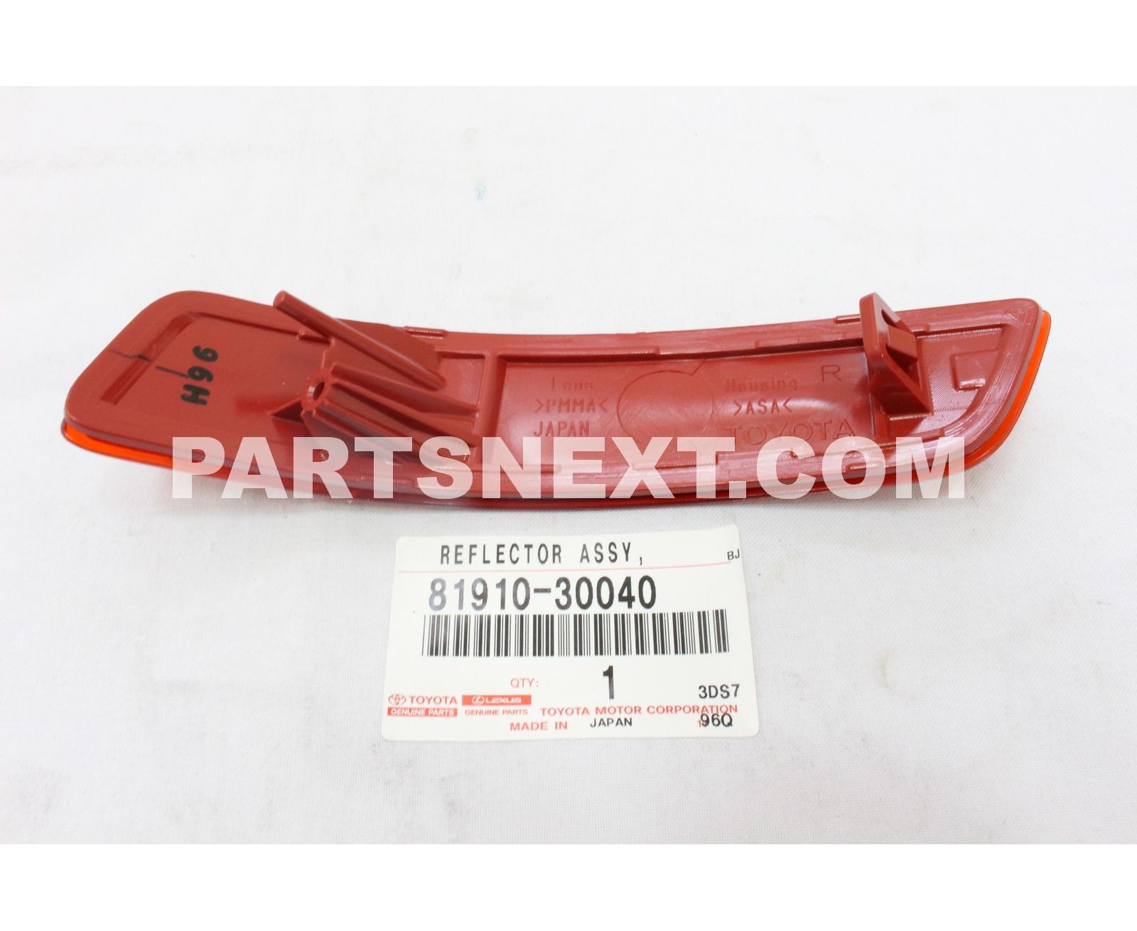 Toyota :: 81910-30040 REFLECTOR ASSY, REFLEX, RH