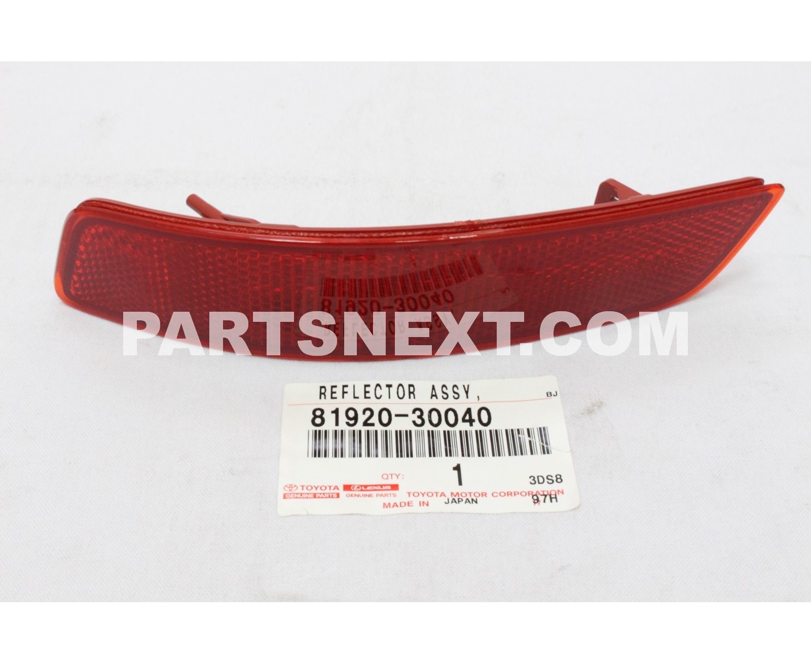 Toyota :: 81920-30040 REFLECTOR ASSY, REFLEX, LH