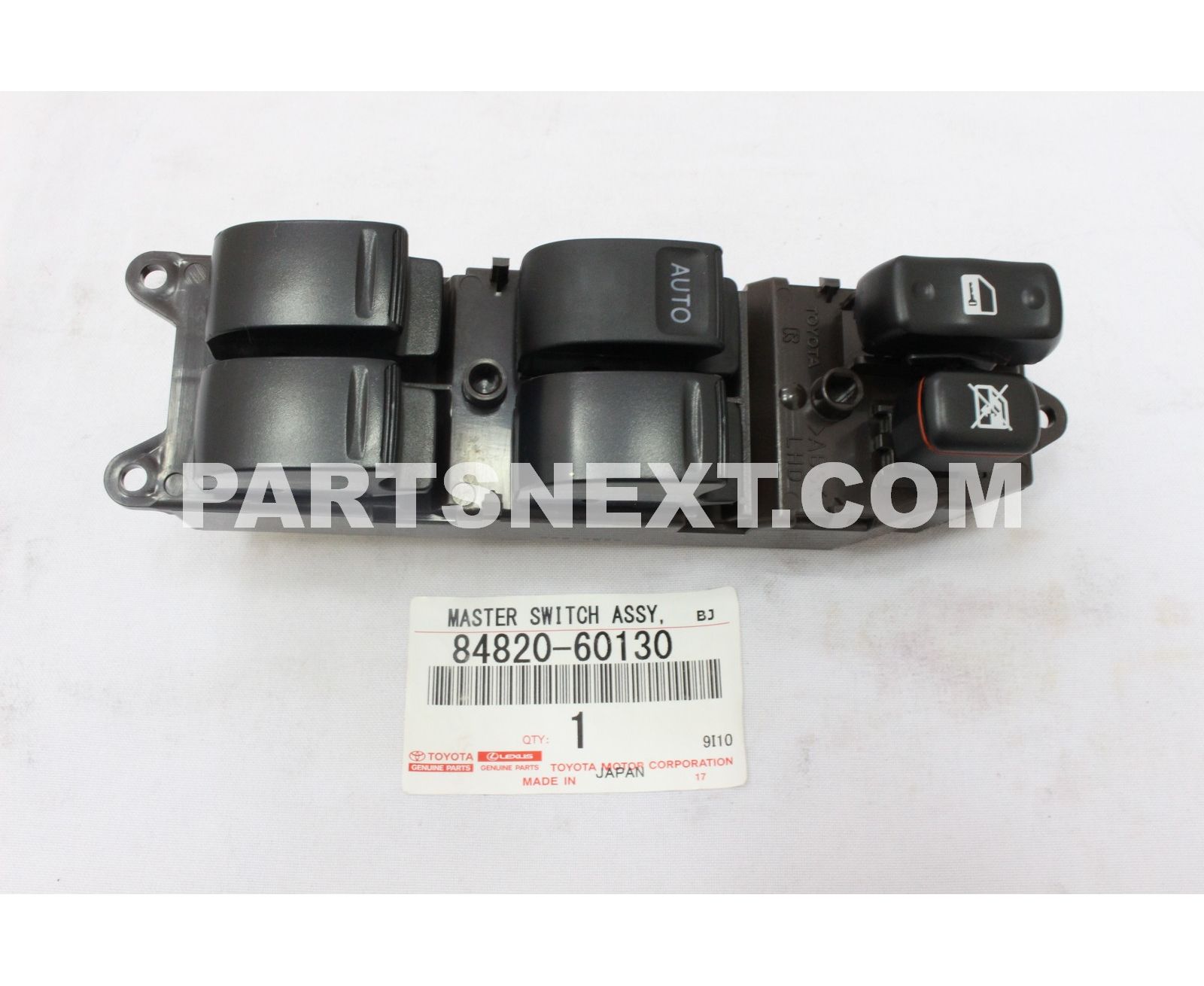 Toyota :: 84820-60130 MASTER SWITCH ASSY, POWER WINDOW REGULATOR