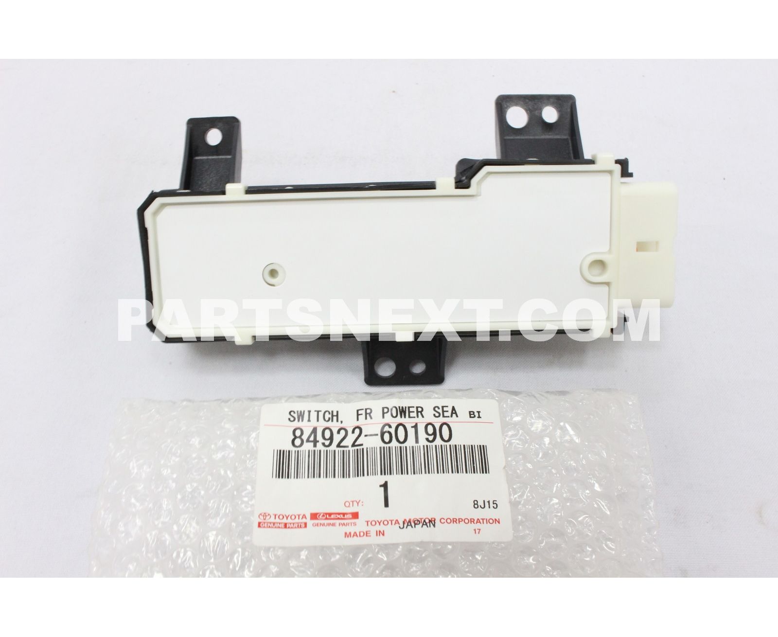 Toyota :: 84922-60190 SWITCH, FRONT POWER SEAT