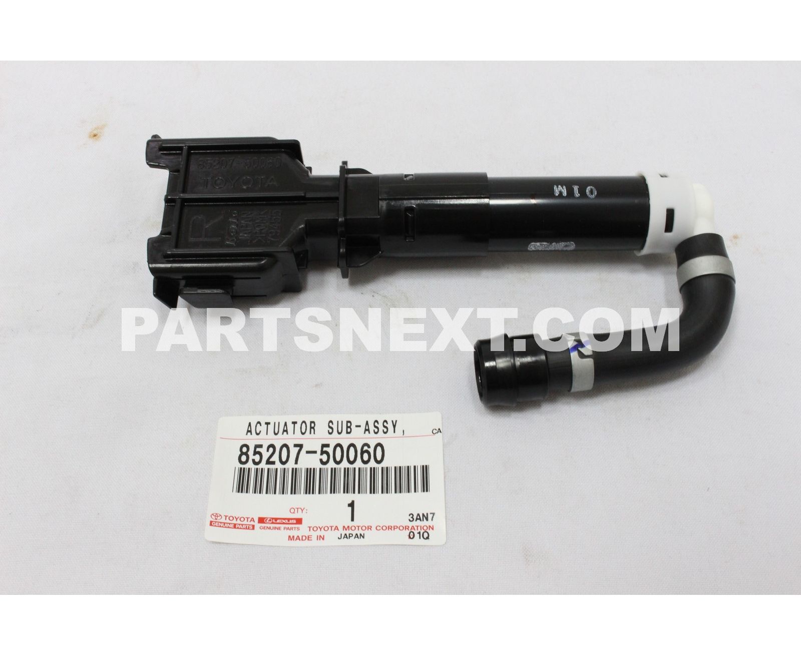Toyota :: 85207-50060 ACTUATOR SUB-ASSY, HEADLAMP WASHER, RH
