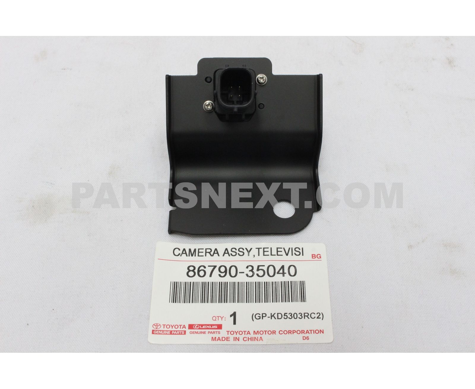 Toyota :: 86790-35040 CAMERA ASSY, TELEVISION, RR