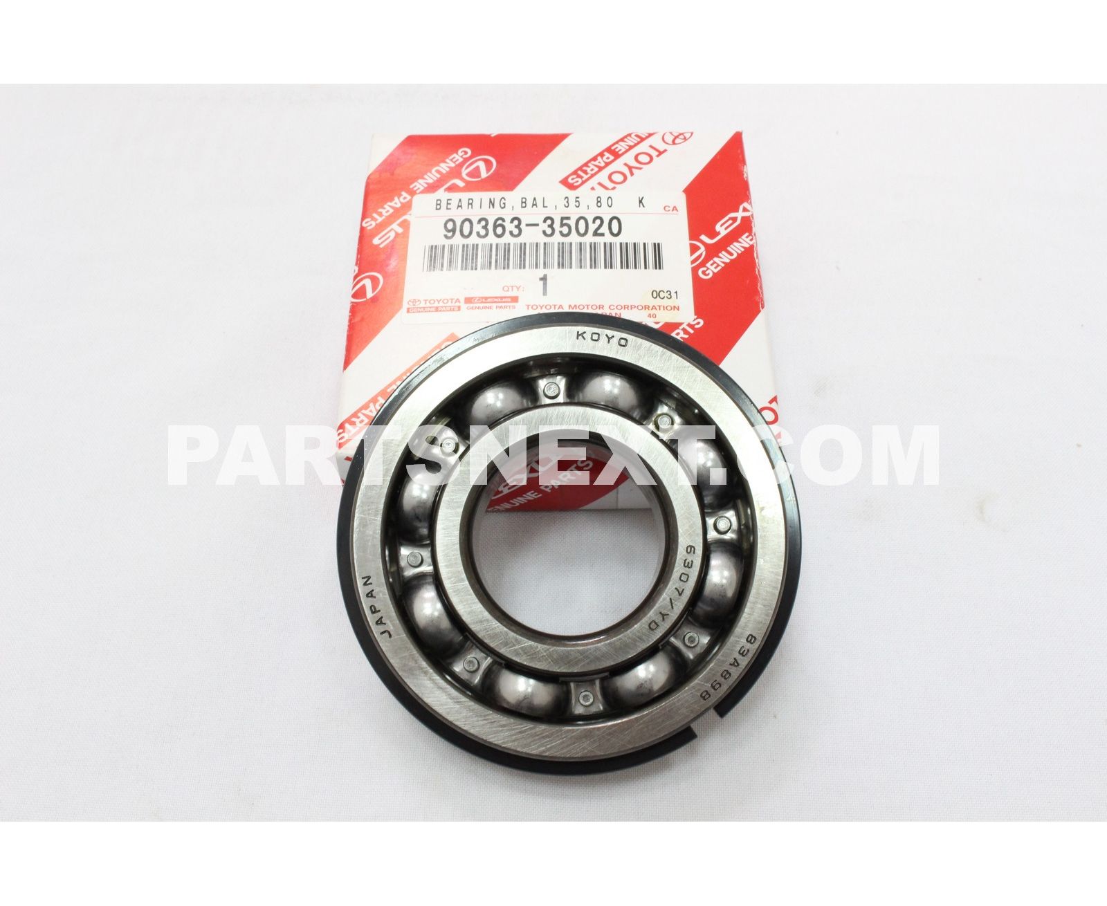 Toyota :: 90363-35020 BEARING, RADIAL BALL (FOR TRANSFER INPUT SHAFT FRONT)