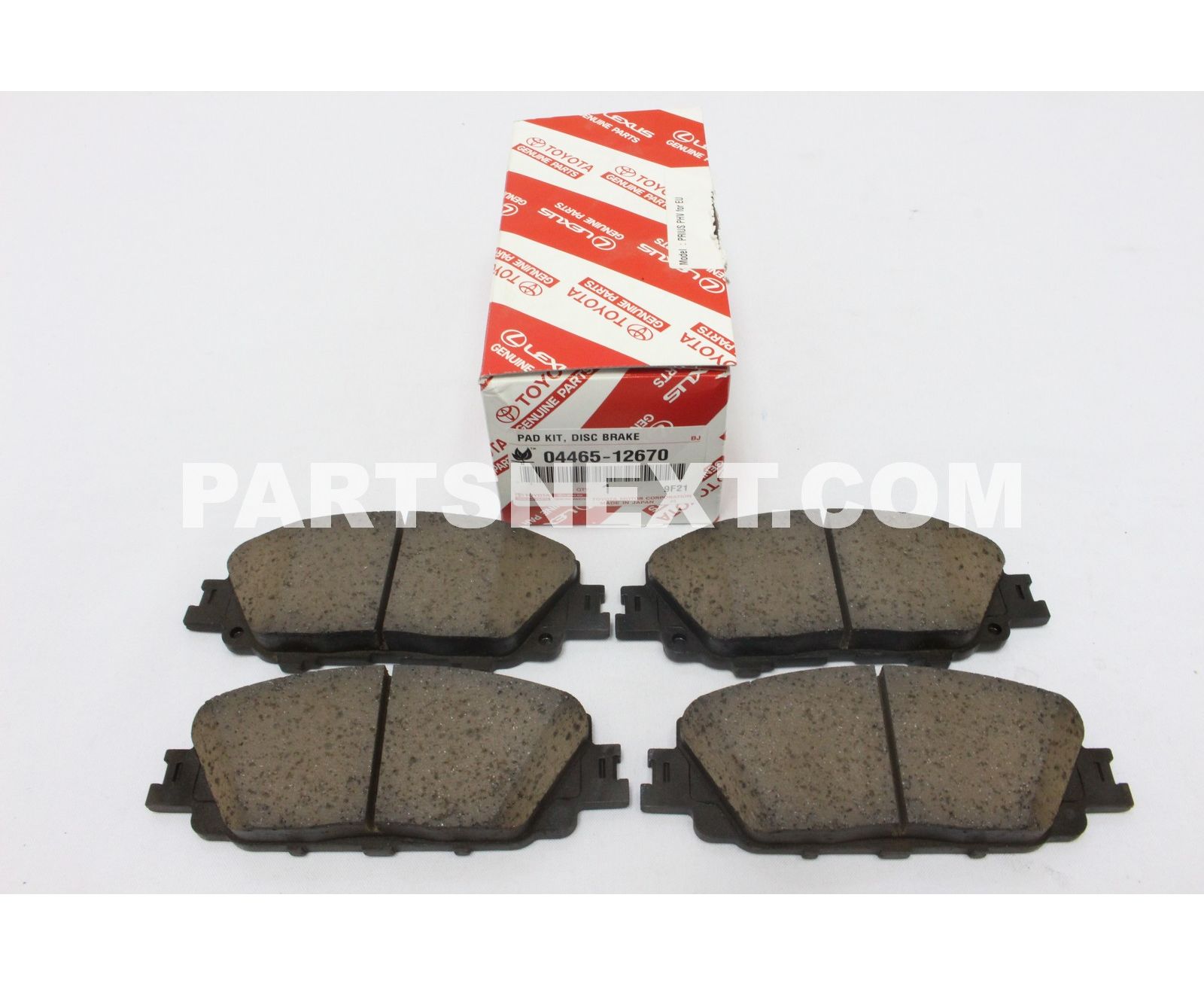 Toyota :: 04465-12670 PAD KIT DISC BRAKE