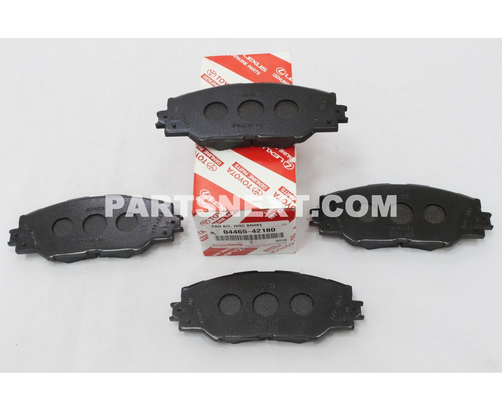 Toyota :: 04465-42180 PAD KIT, DISC BRAKE, FRONT