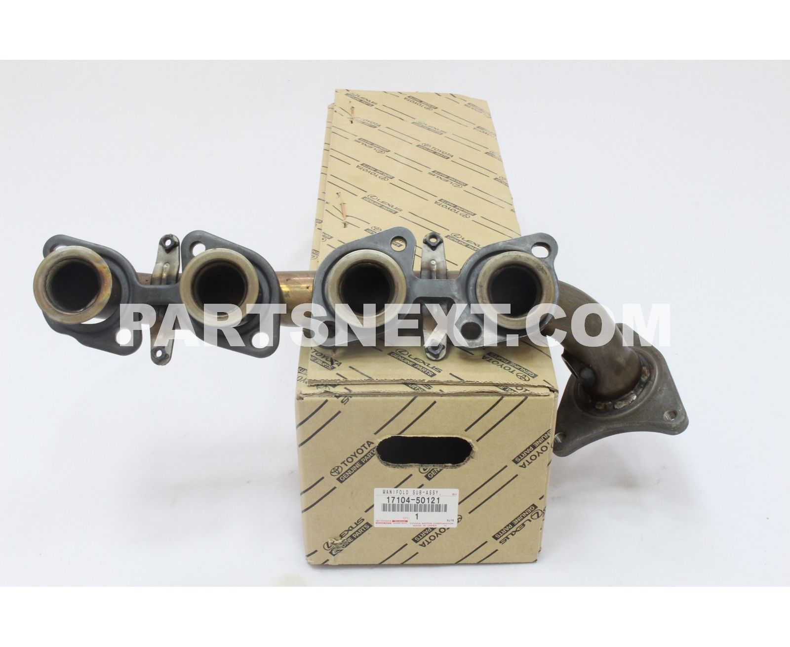 Toyota :: 17104-50121 MANIFOLD SUB-ASSY, EXHAUST, RH