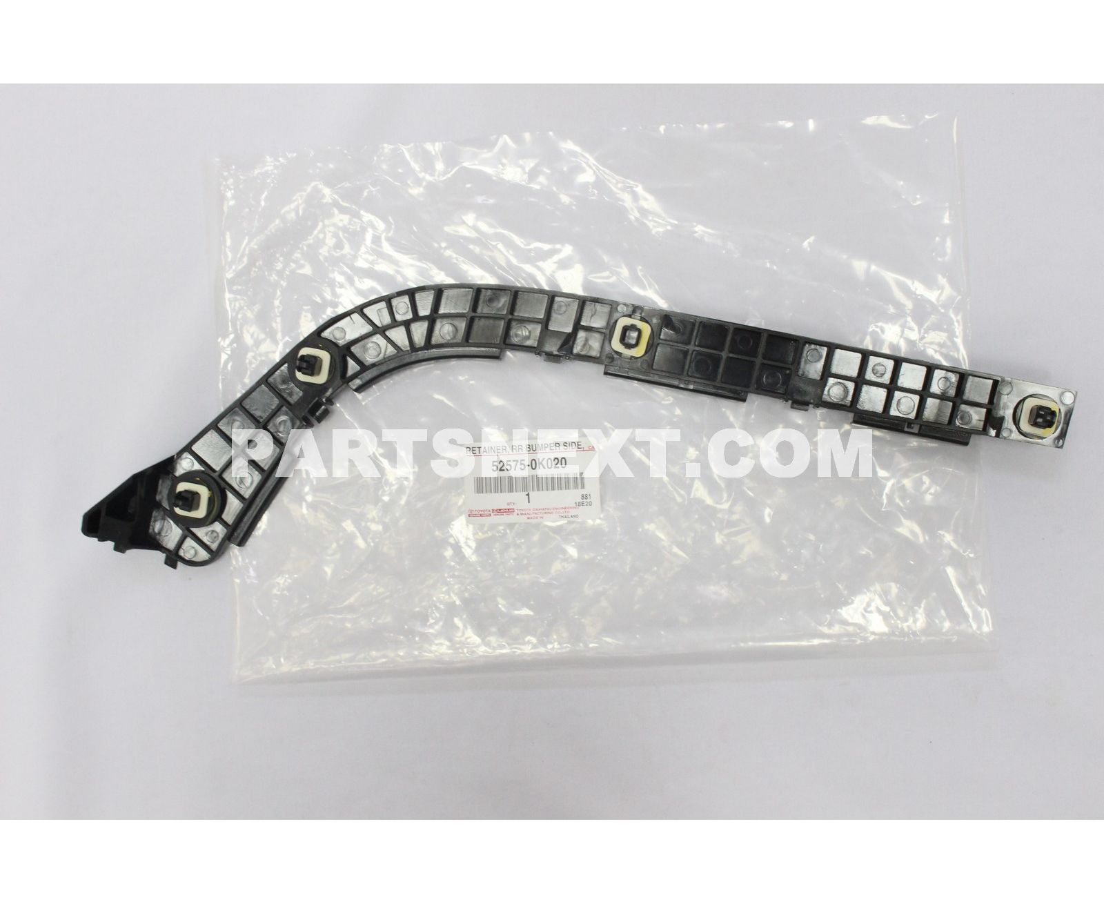 Toyota :: 52575-0K020 RETAINER, REAR BUMPER SIDE, RH