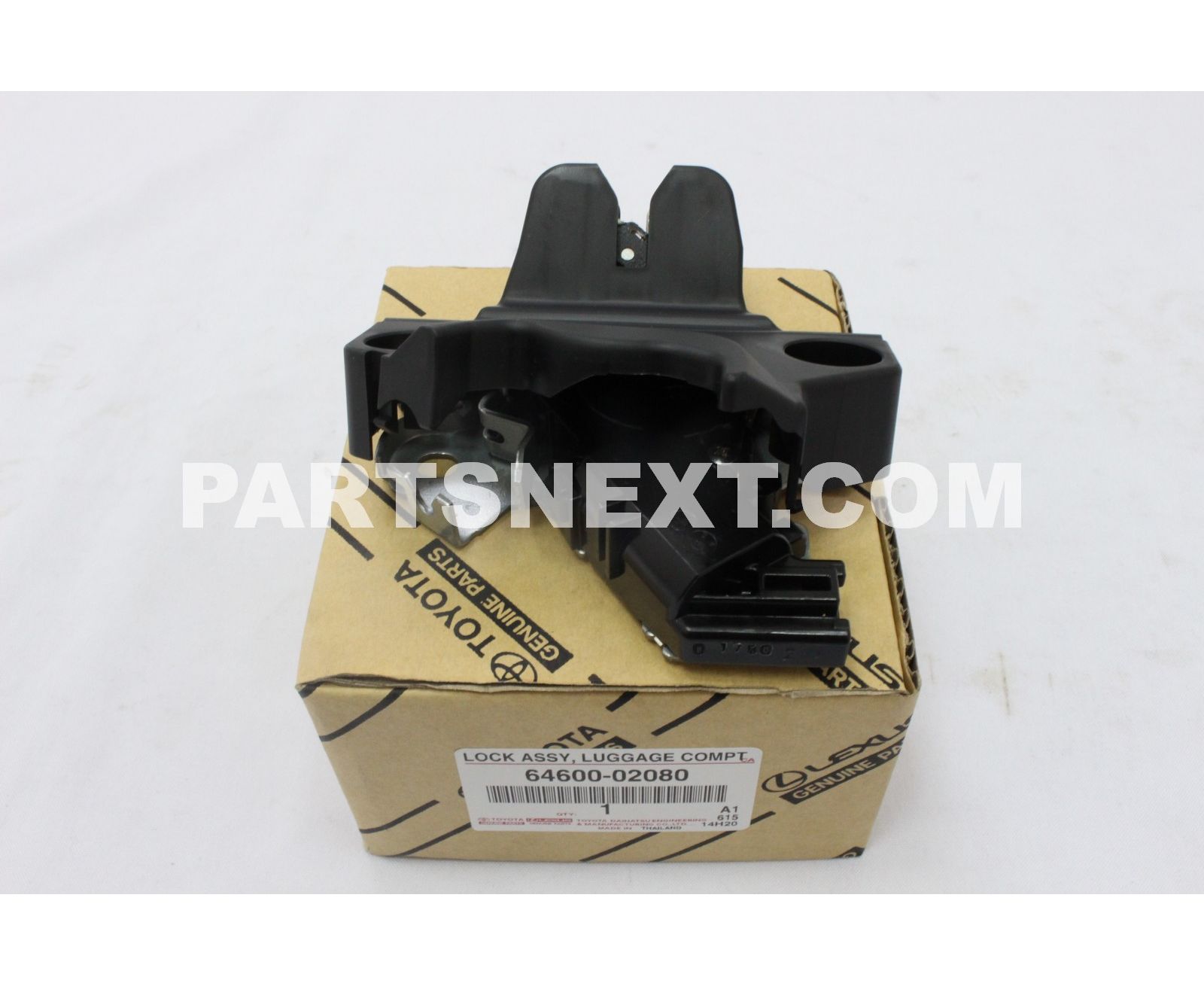 Toyota :: 64600-02080 LOCK ASSY, LUGGAGE COMPARTMENT DOOR