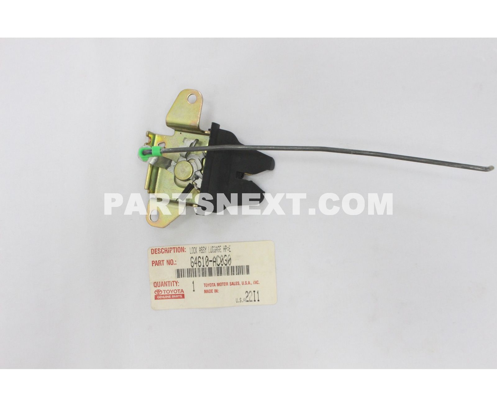 Toyota :: 64610-AC030 LOCK ASSY, LUGGAGE COMPARTMENT DOOR