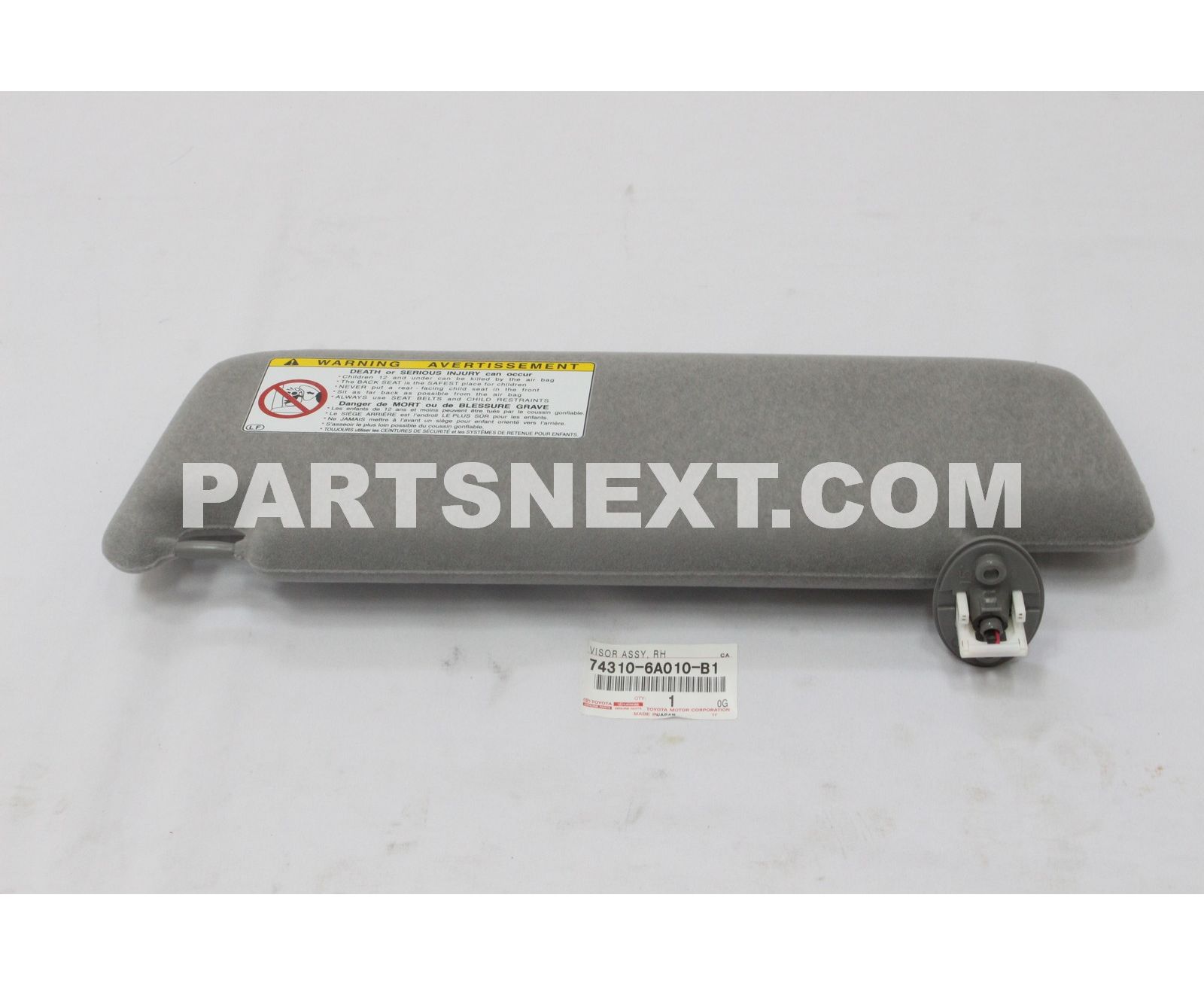 Toyota :: 74310-6A010-B1 VISOR ASSY, RH