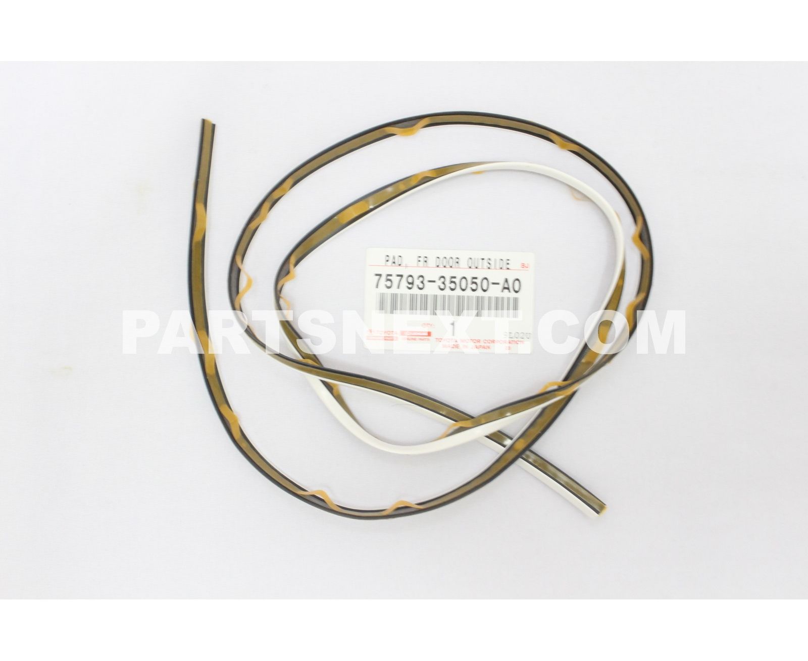 Toyota :: 75793-35050-A0 PAD, FRONT DOOR OUTSIDE MOULDING, UPPER