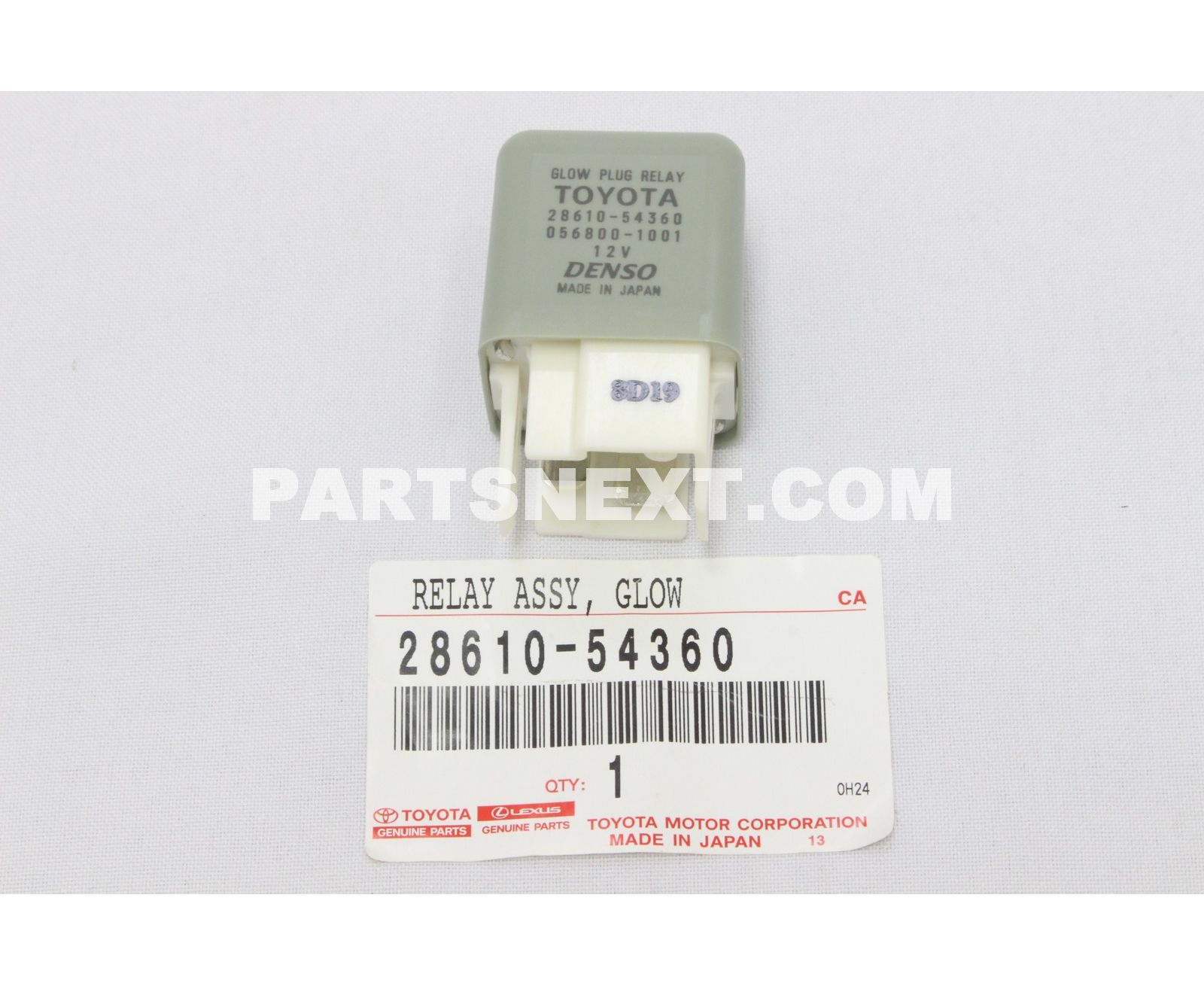 Toyota :: 28610-54360 RELAY ASSY, GLOW PLUG
