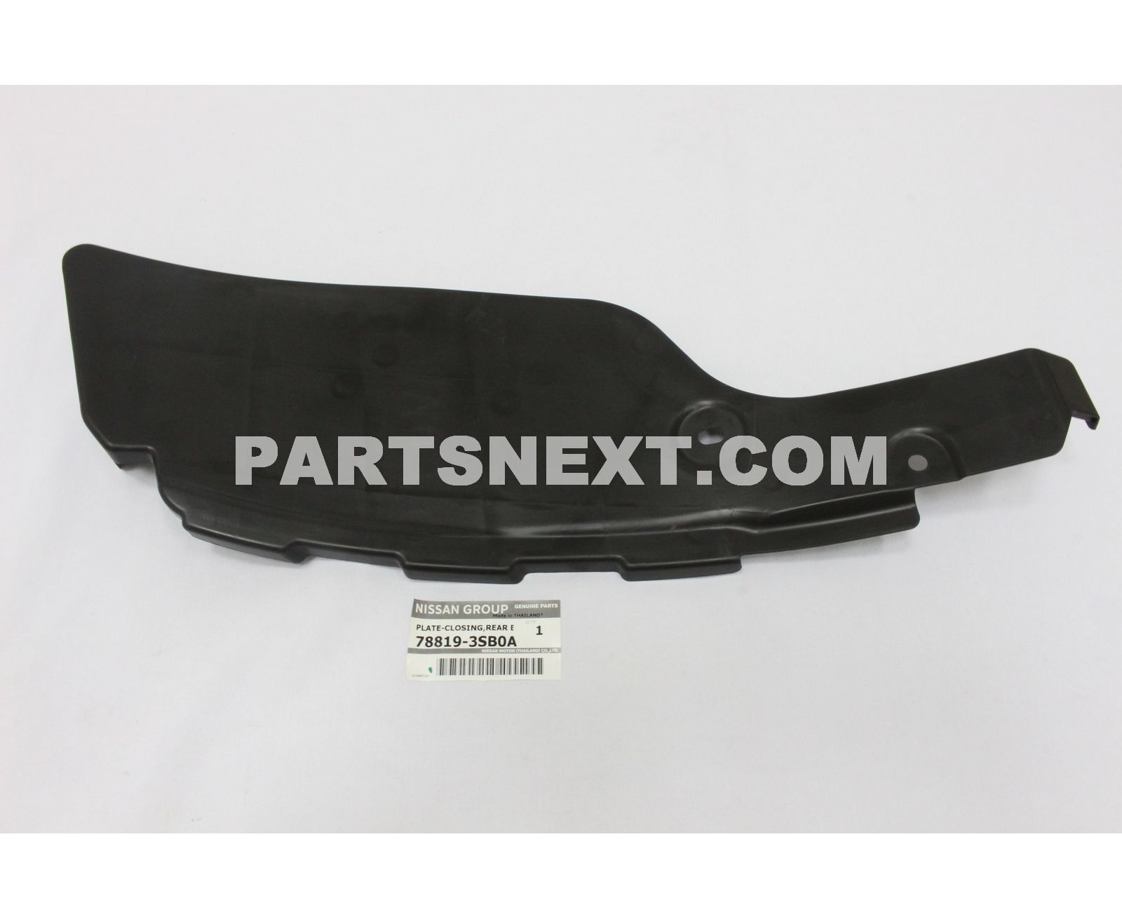 Nissan :: 78819-3SB0A PLATE-CLOSING,REAR BUMPER LH
