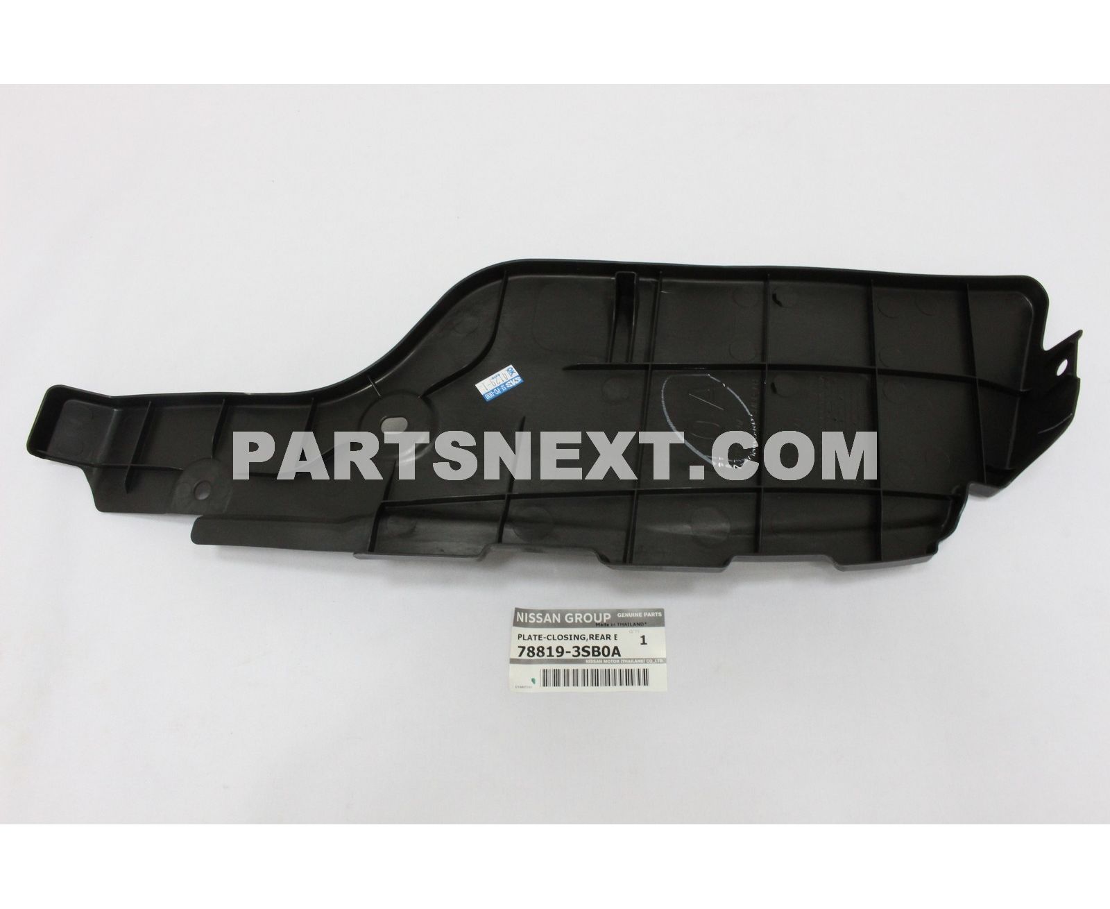 Nissan :: 78819-3SB0A PLATE-CLOSING,REAR BUMPER LH