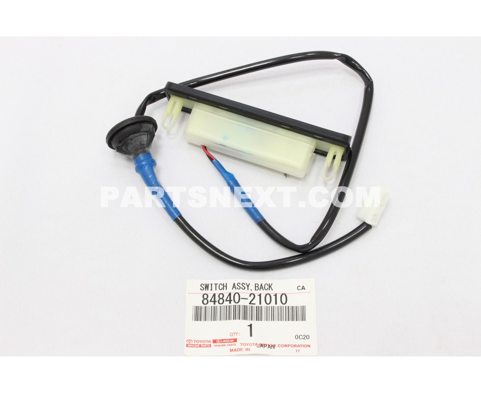 Toyota :: 84840-21010 SWITCH ASSY, BACK DOOR OPENER