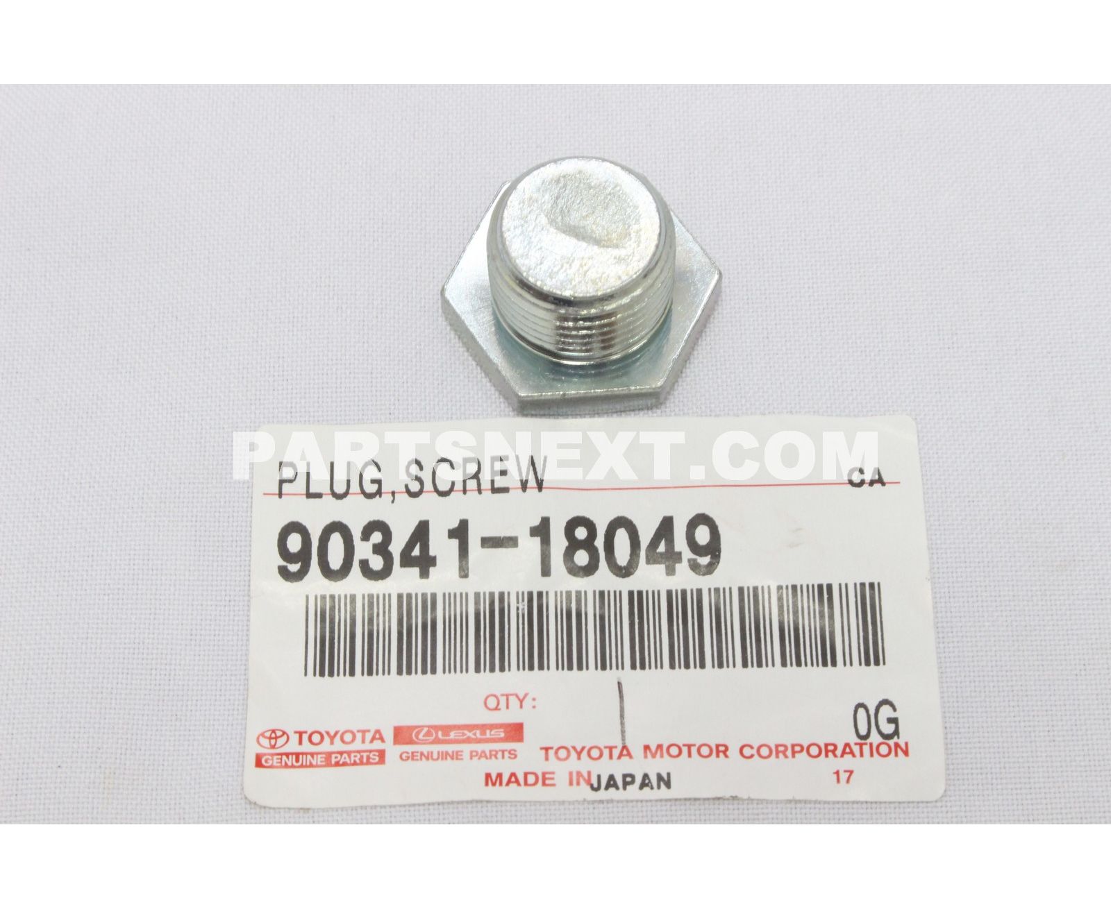 Toyota :: 90341-18049 PLUG