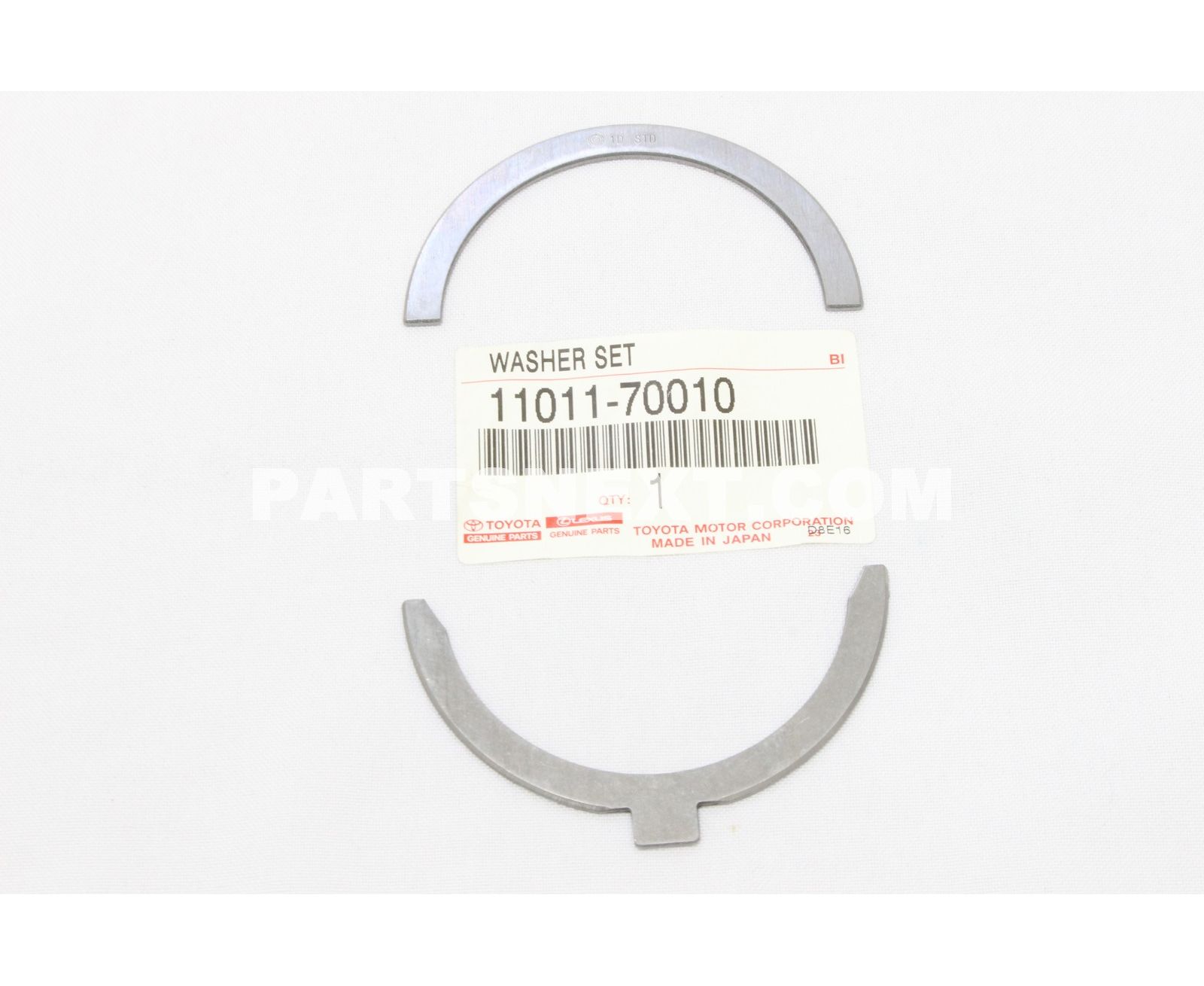 Toyota :: 11011-70010 WASHER SET, CRANKSHAFT THRUST