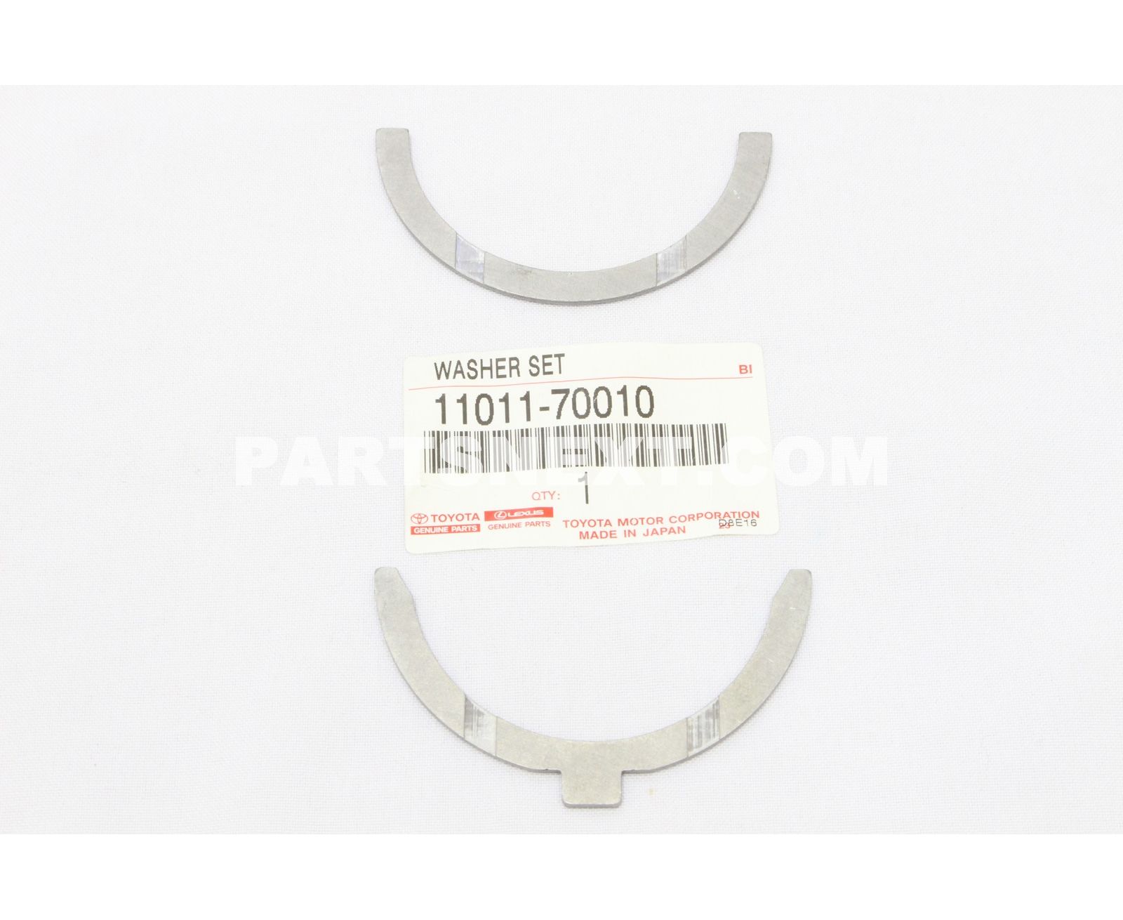 Toyota :: 11011-70010 WASHER SET, CRANKSHAFT THRUST