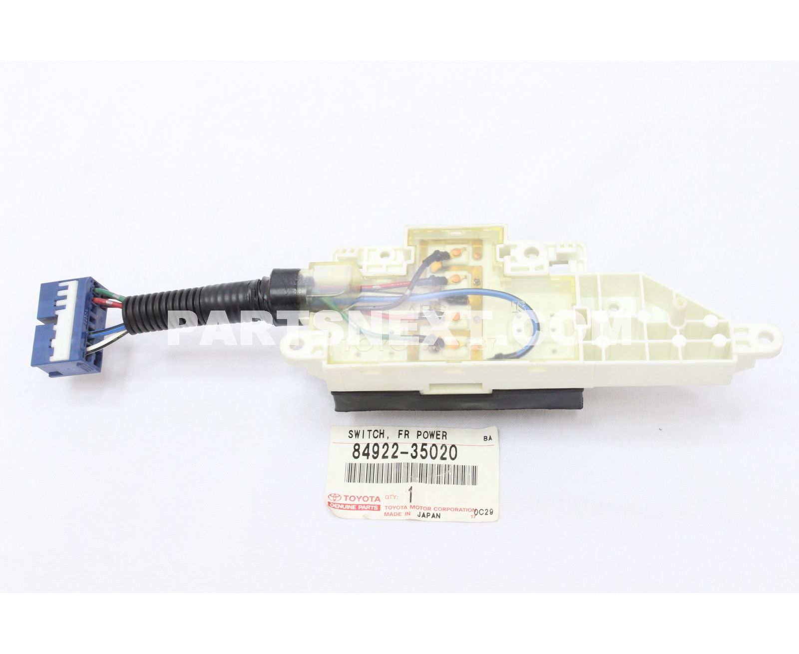 Toyota :: 84922-35020 SWITCH, FRONT POWER SEAT, RH