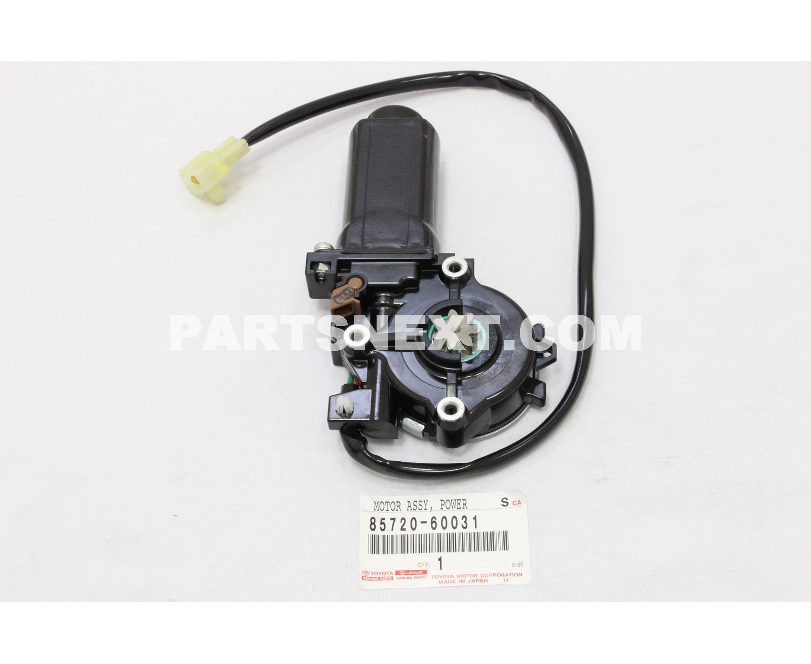 Toyota :: 85720-60031 MOTOR ASSY, POWER WINDOW REGULATOR, FRONT LH