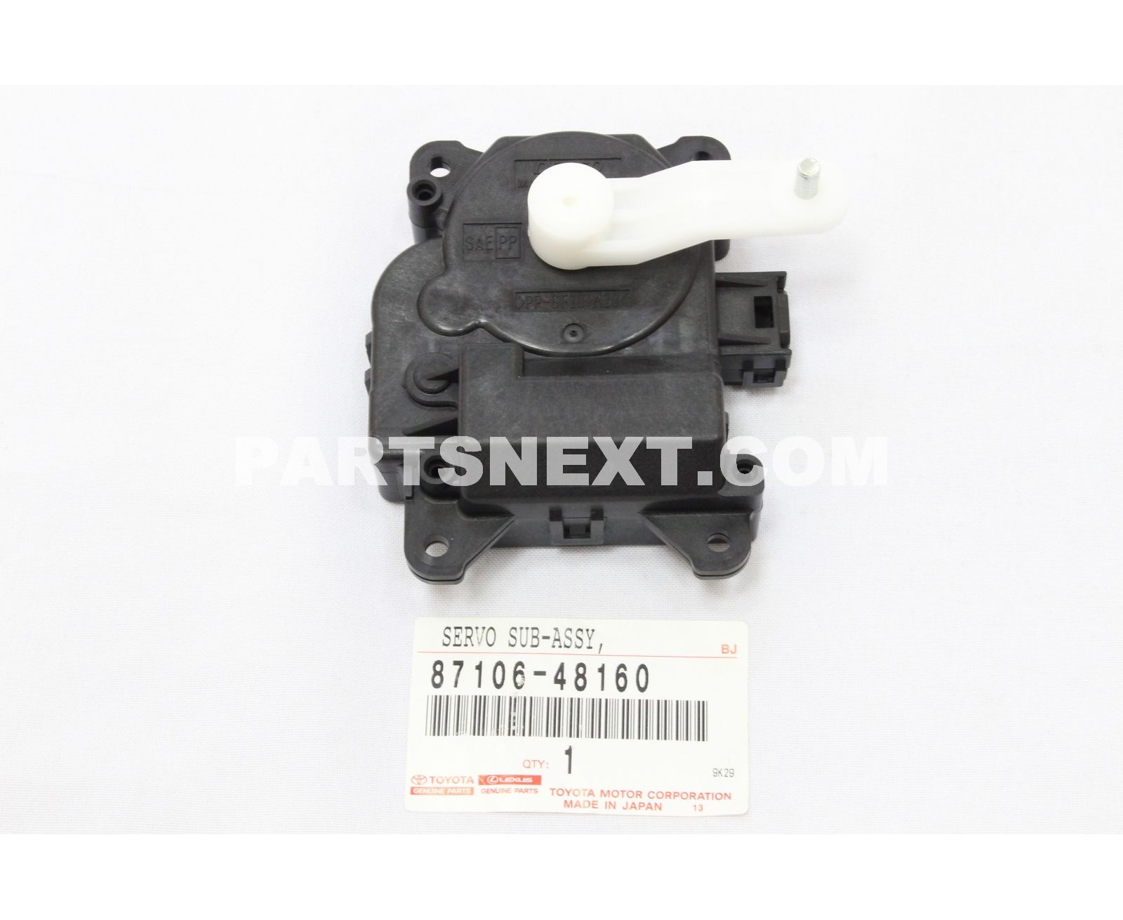 Toyota :: 87106-48160 SERVO SUB-ASSY, DAMPER(FOR AIRMIX)