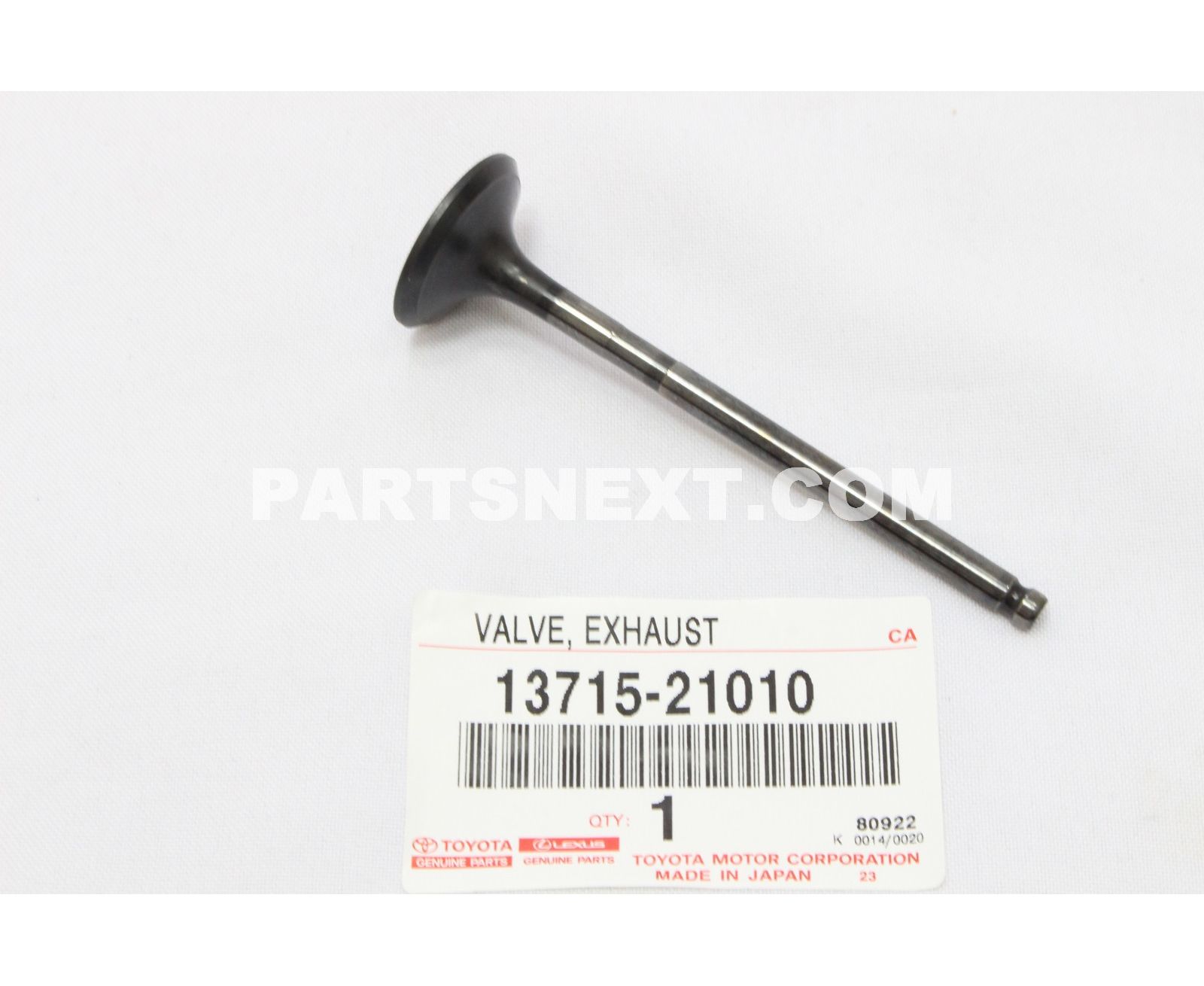Toyota :: 13715-21010 VALVE, EXHAUST