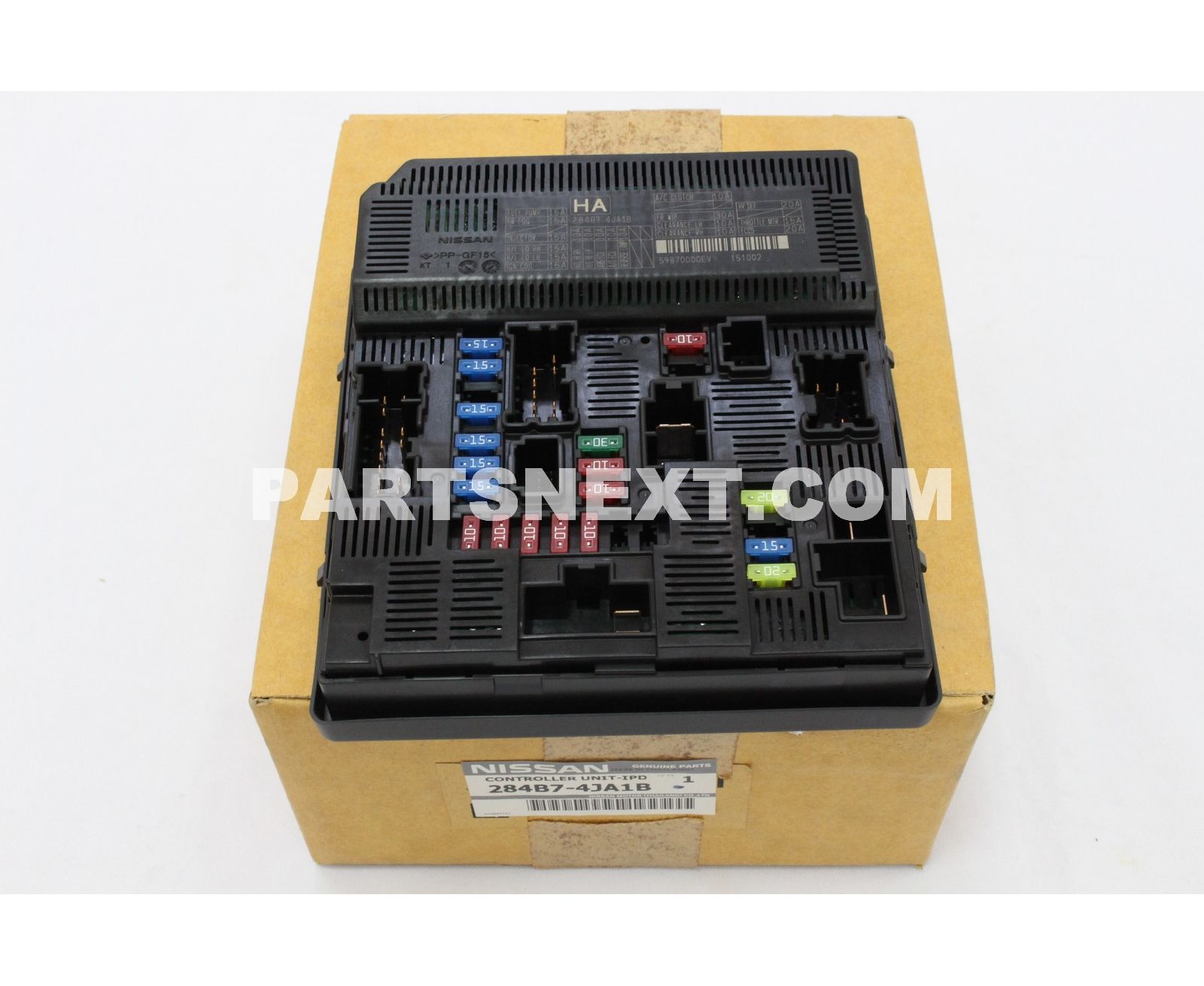 Nissan :: 284B7-4JA1B CONTROLLER UNIT-IPDM ENGI