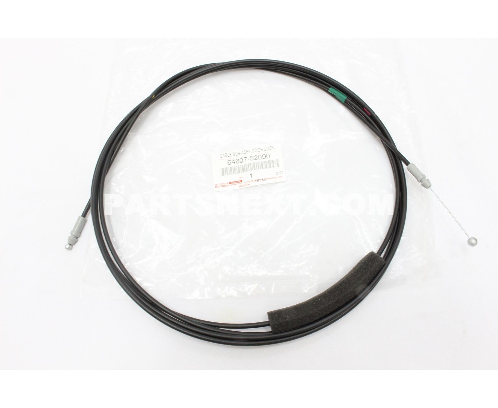 Toyota :: 64607-52090 CABLE SUB-ASSY, LUGGAGE DOOR LOCK CONTROL
