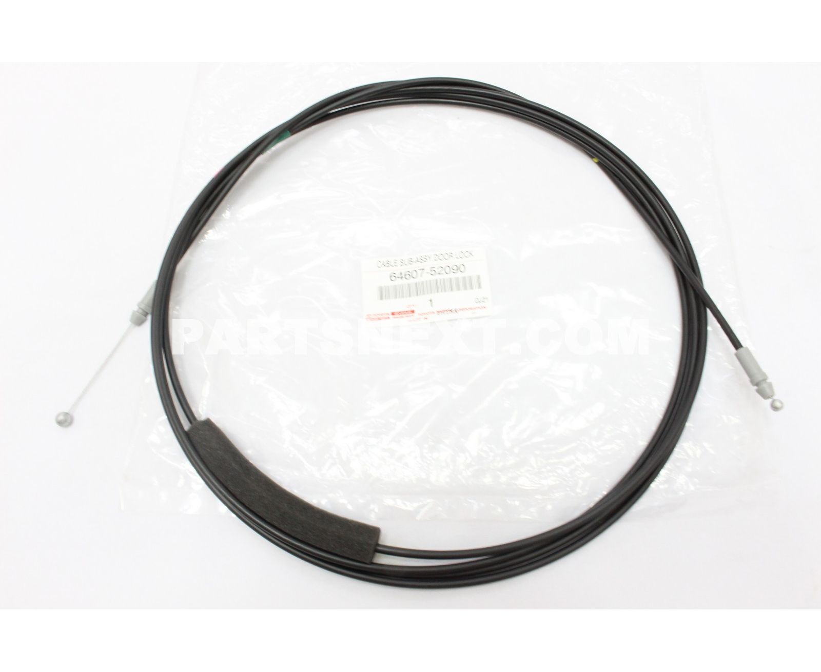 Toyota :: 64607-52090 CABLE SUB-ASSY, LUGGAGE DOOR LOCK CONTROL