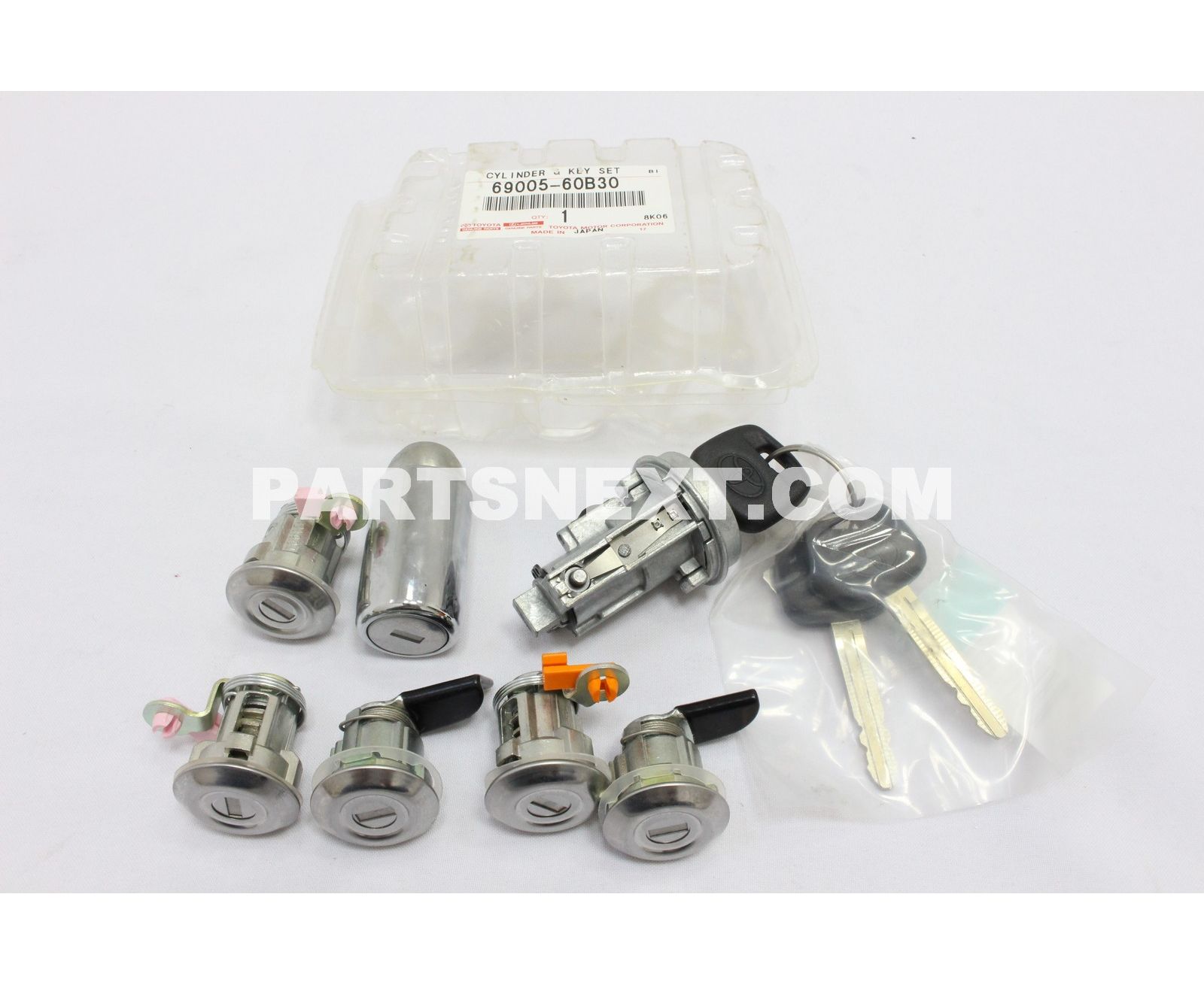 Toyota :: 69005-60B30 CYLINDER SET, LOCK