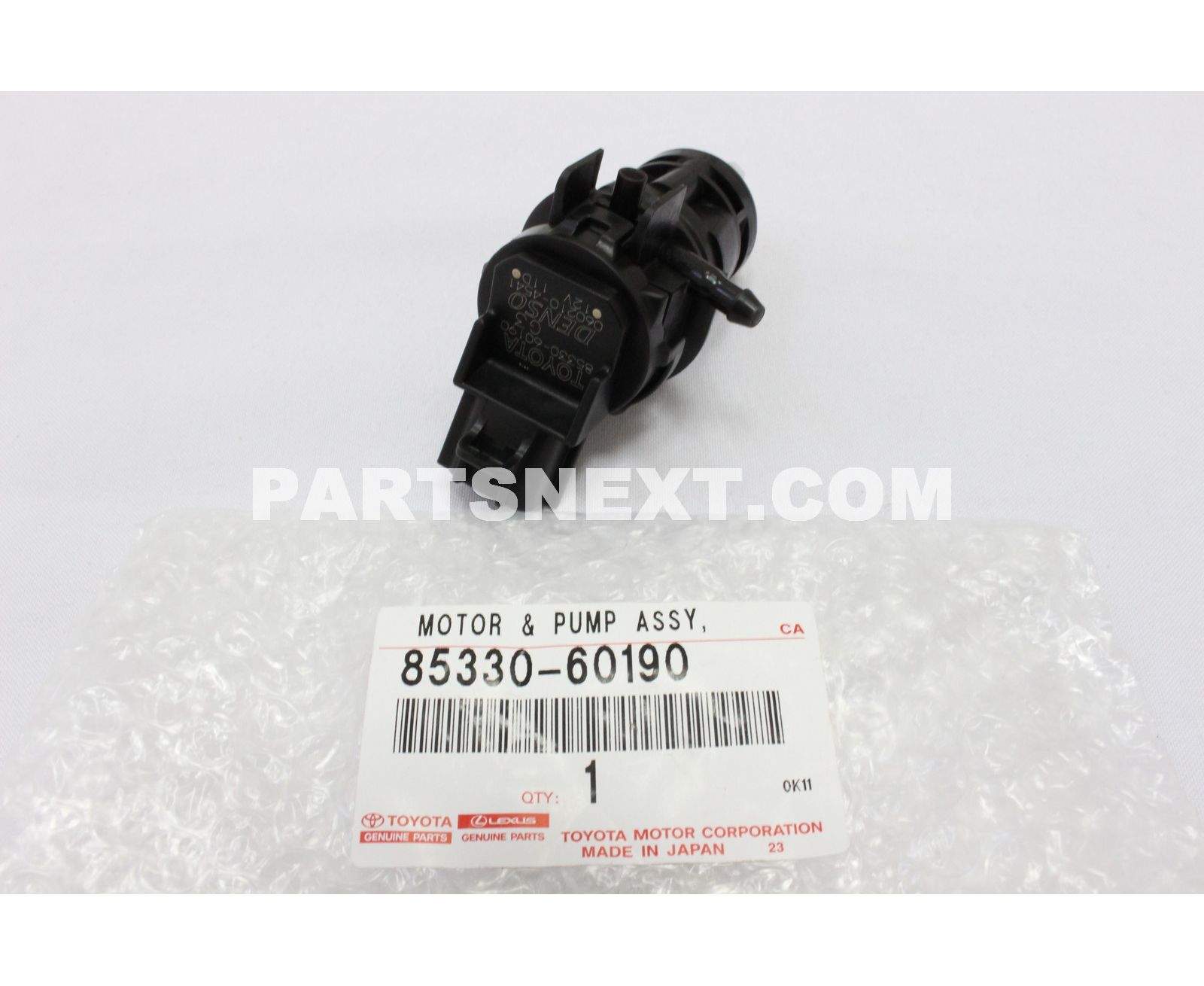 Toyota :: 85330-60190 MOTOR & PUMP ASSY, WASHER