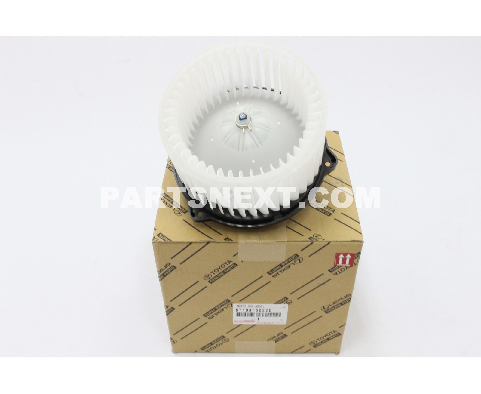 Toyota :: 87103-60220 MOTOR SUB-ASSY, HEATER BLOWER, W/FAN