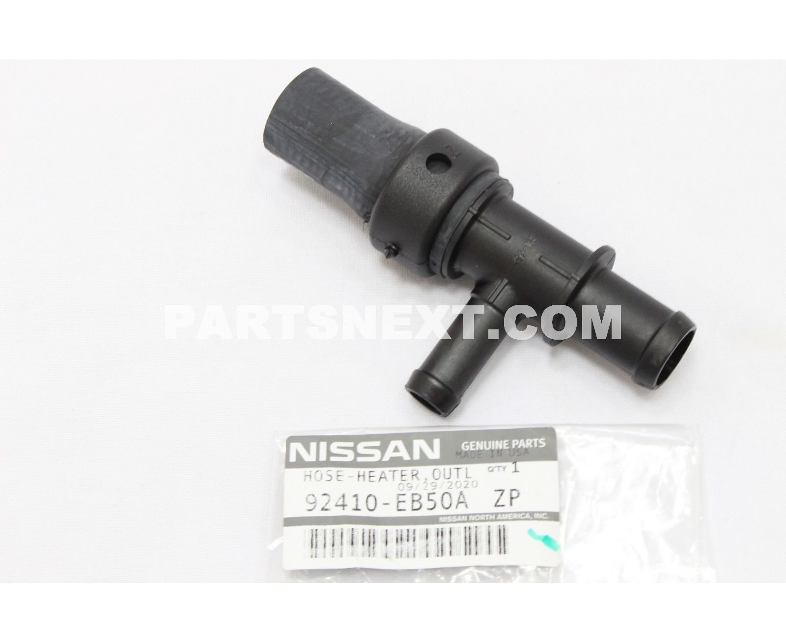 Nissan :: 92410-EB50A HOSE-HEATER,OUTLET