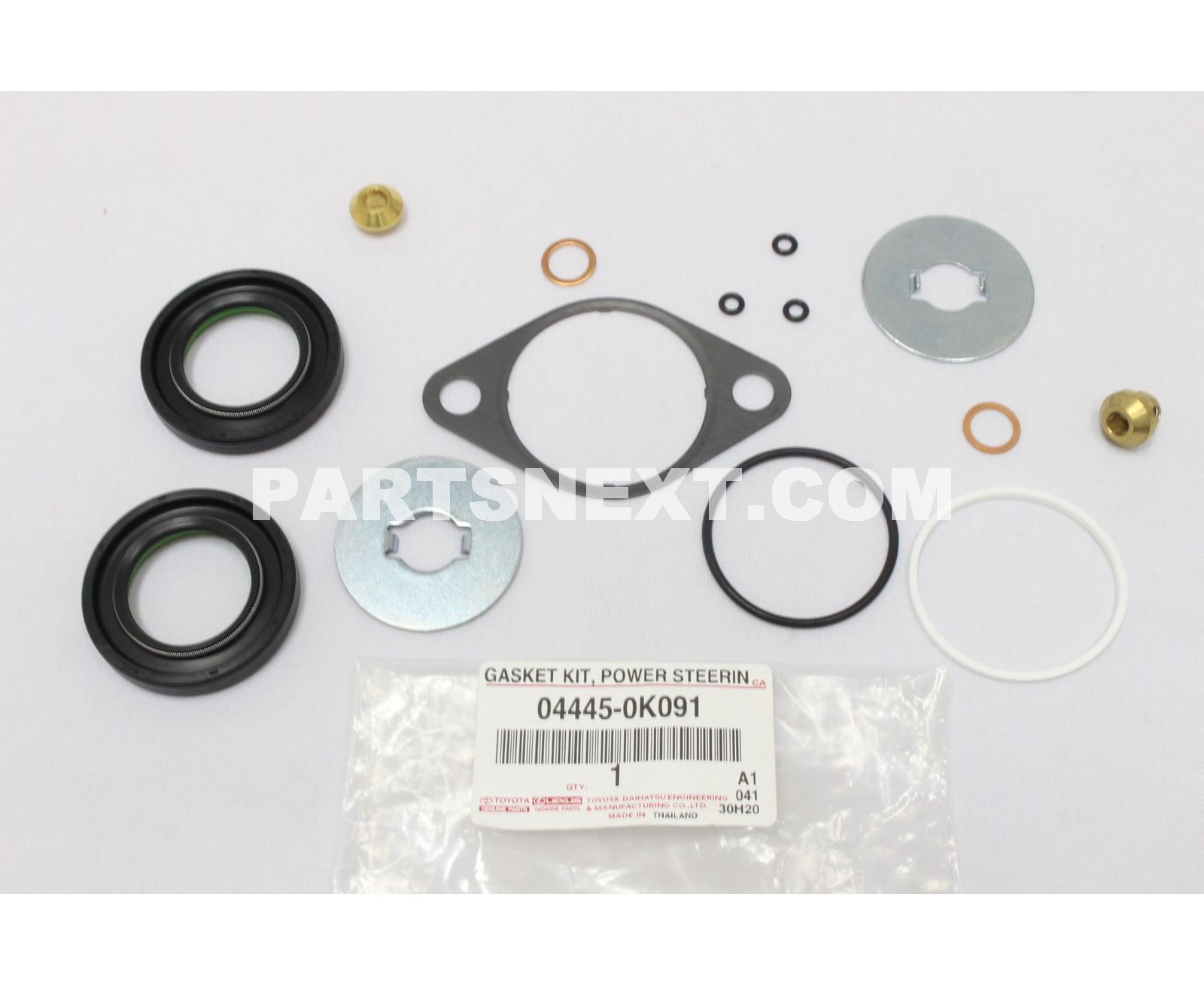 Toyota :: 04445-0K091 GASKET KIT, POWER STEERING GEAR(FOR RACK & PINION)