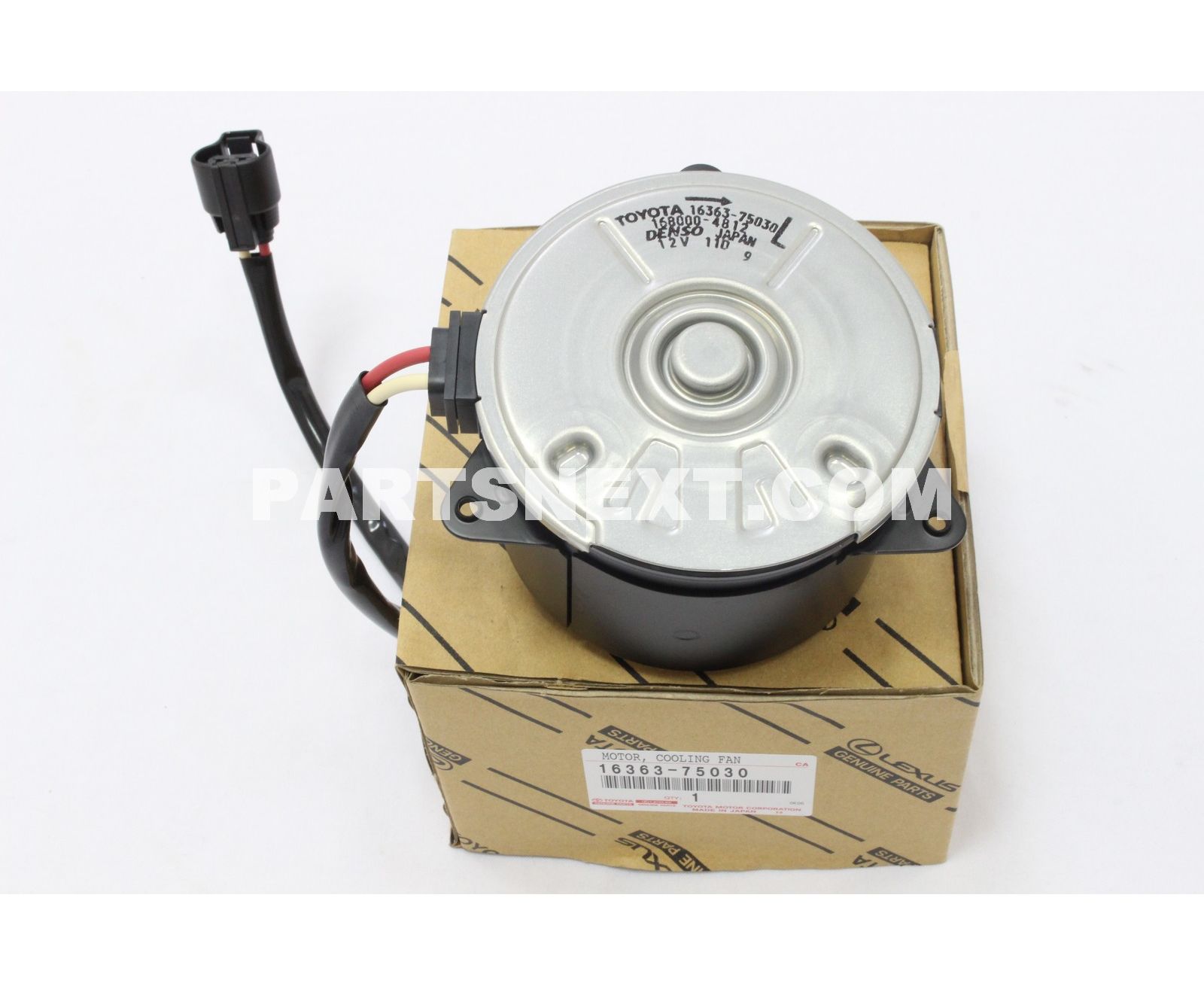 Toyota :: 16363-75030 MOTOR, COOLING FAN