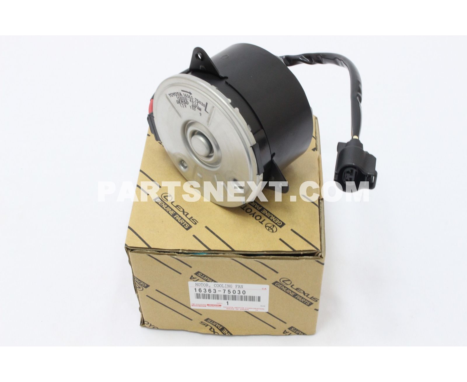 Toyota :: 16363-75030 MOTOR, COOLING FAN