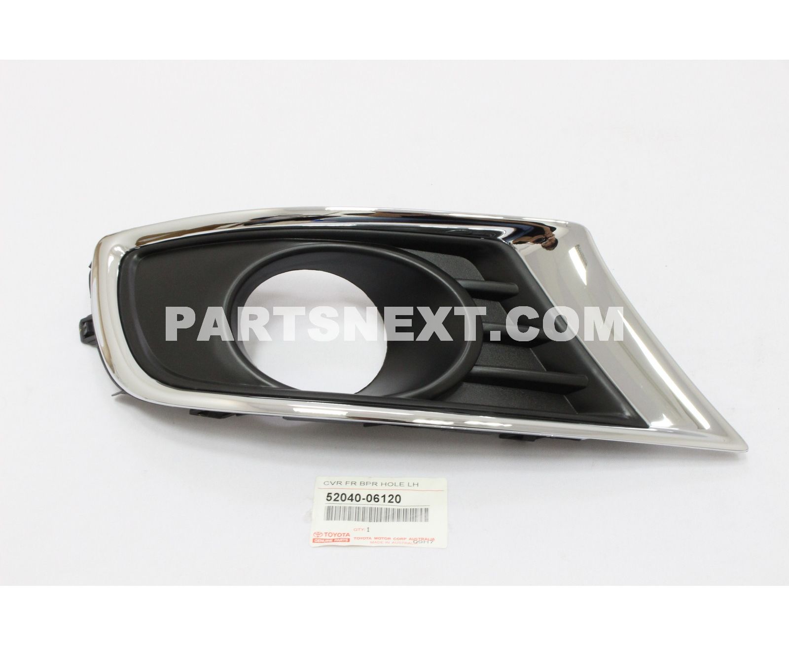 Toyota :: 52040-06120 COVER, FRONT BUMPER HOLE, LH