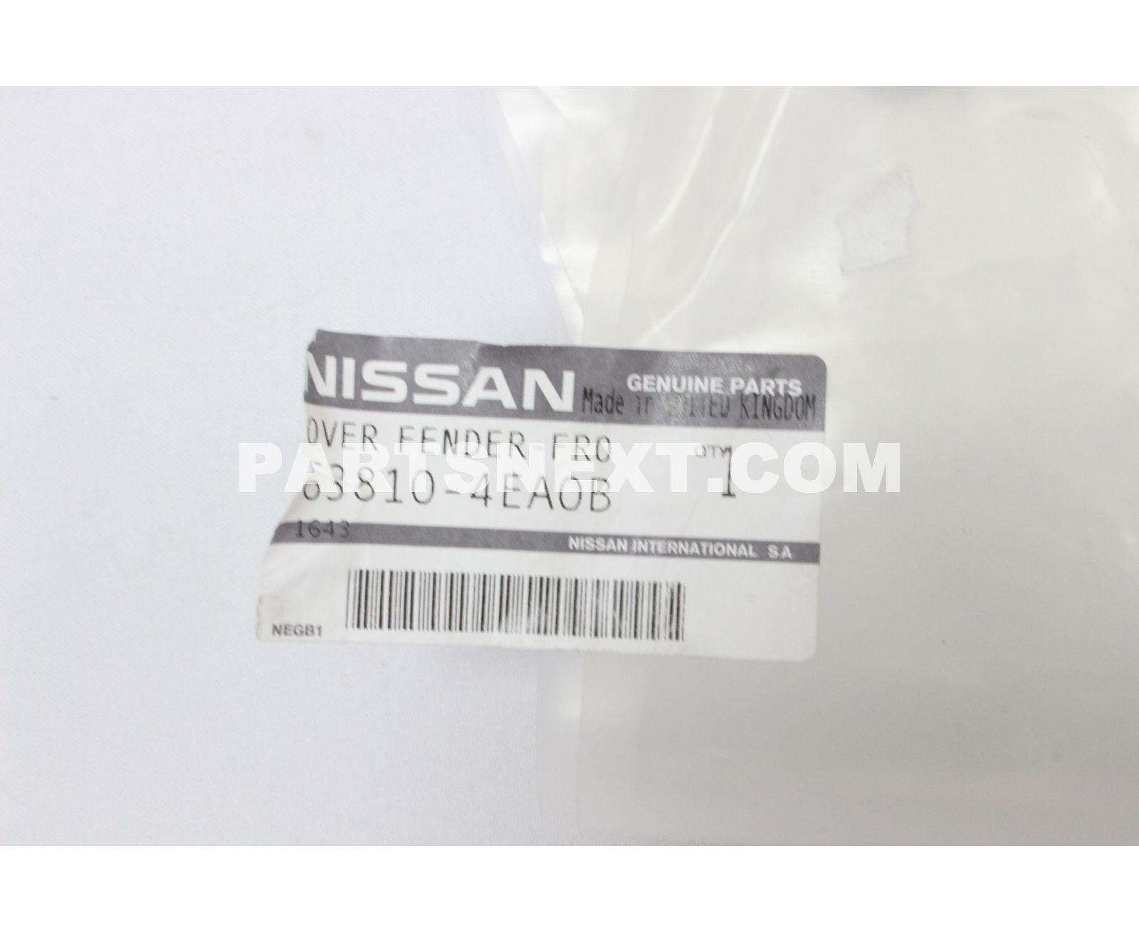 Nissan :: 63810-4EA0B OVER FENDER-FRO