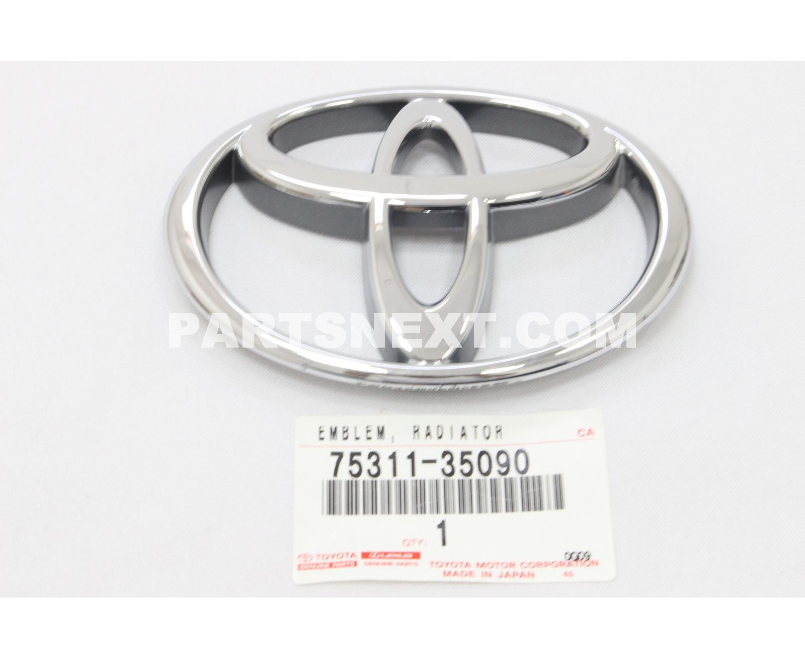 Toyota :: 75311-35090 EMBLEM, RADIATOR GRILLE (OR FRONT PANEL)