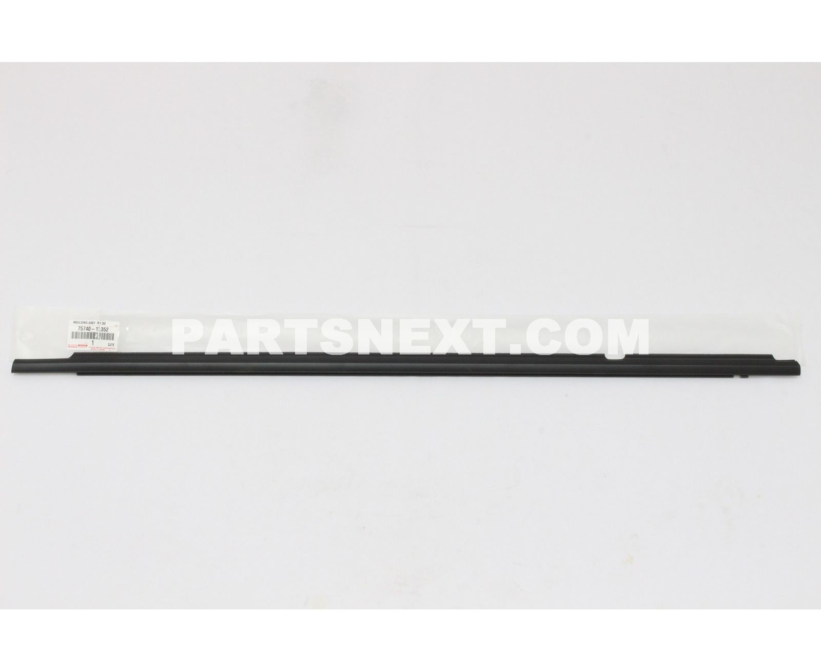 Toyota :: 75740-12352 MOULDING ASSY, REAR DOOR BELT, LH